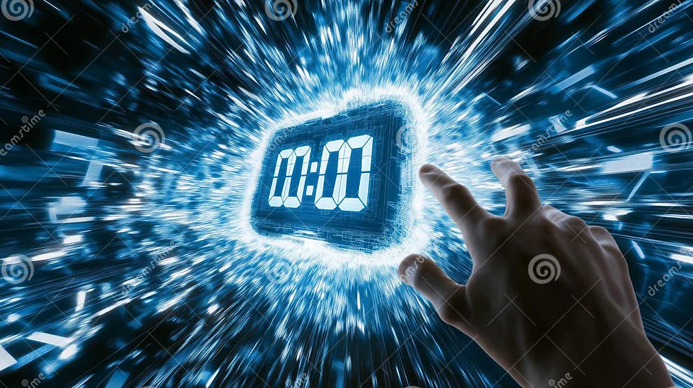 Countdown Timer Distorts Reality As Time Runs Out in High-tech Digital ...