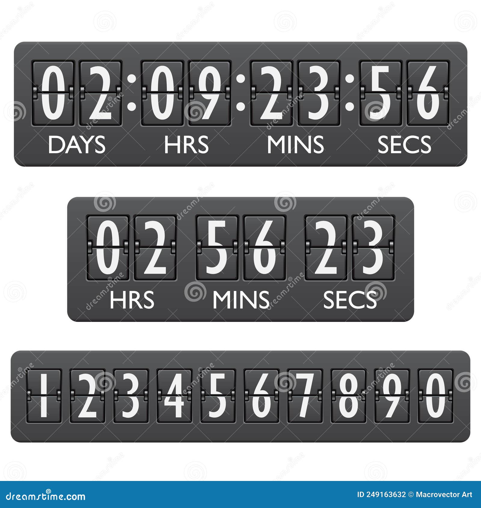 Countdown timer emblem stock vector. Illustration of machine - 249163632