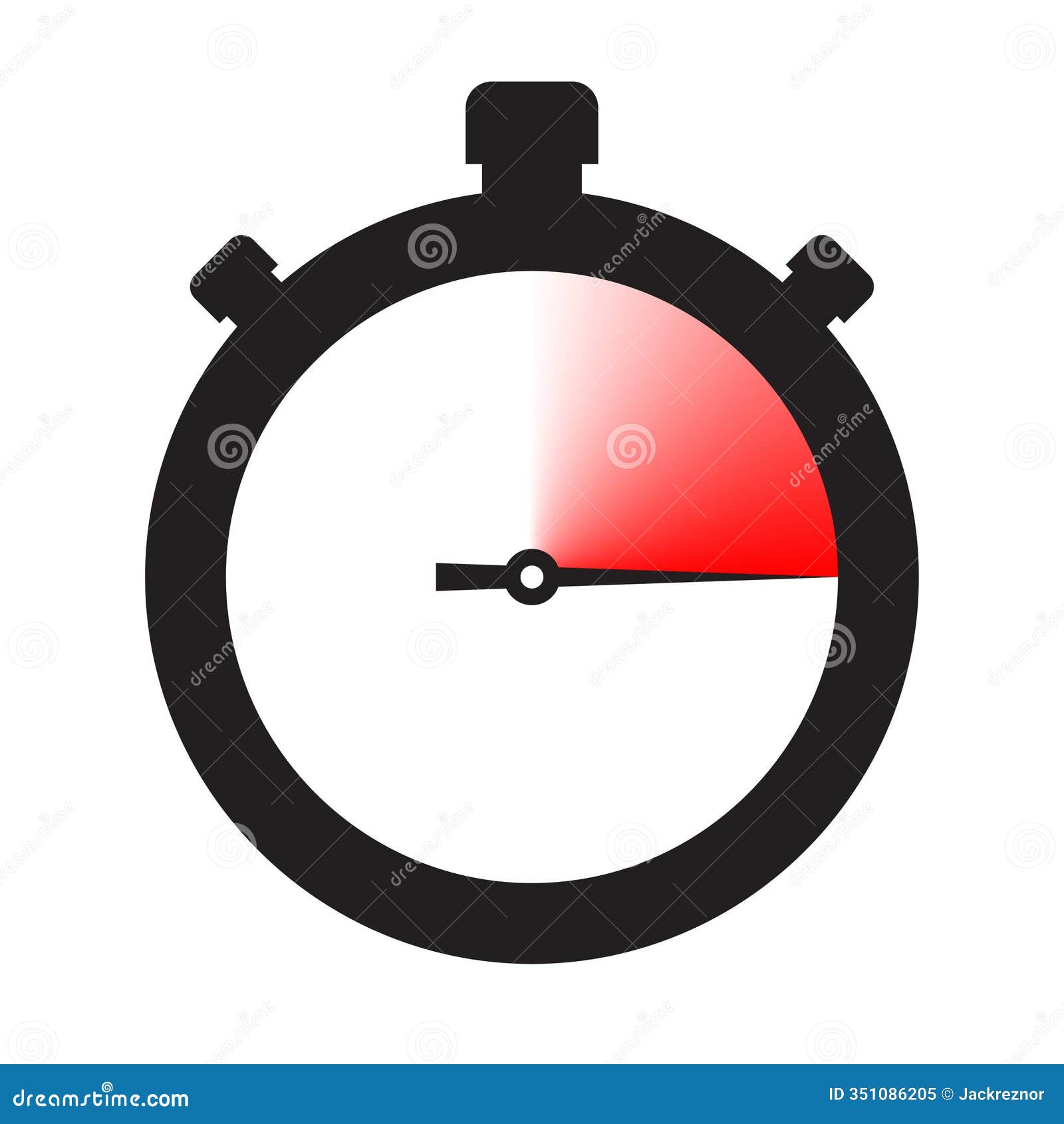 Countdown Timer Symbol Icon. Vector Stopwatch Symbol Stock Illustration ...
