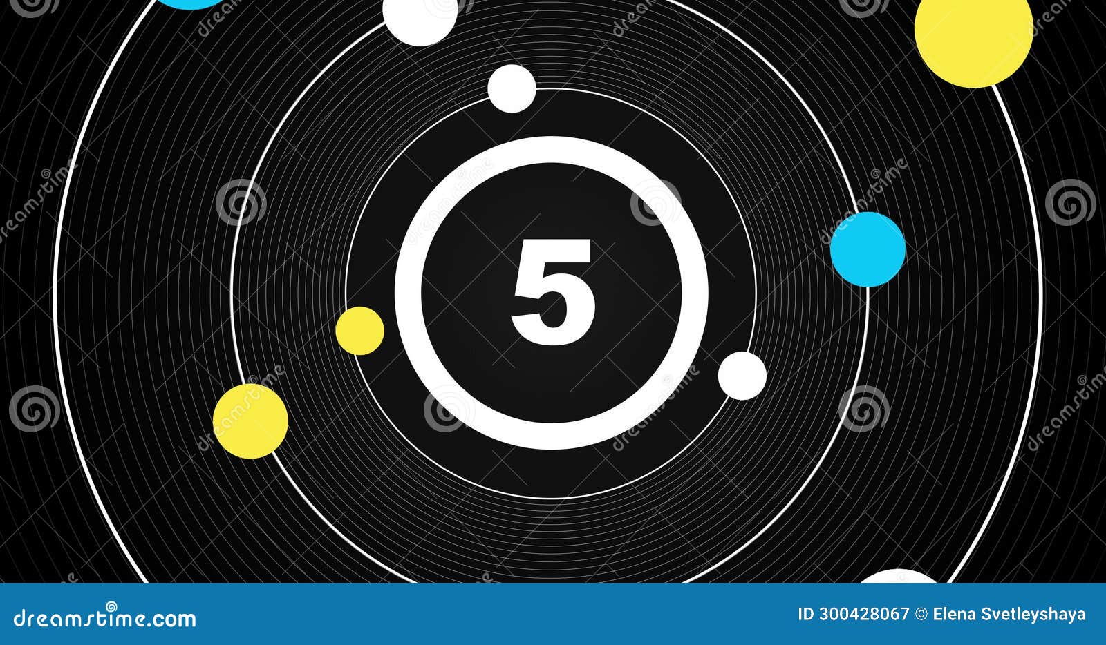 Countdown Timer from 10 To 0 Seconds in Realtime. Modern Flat Design of ...