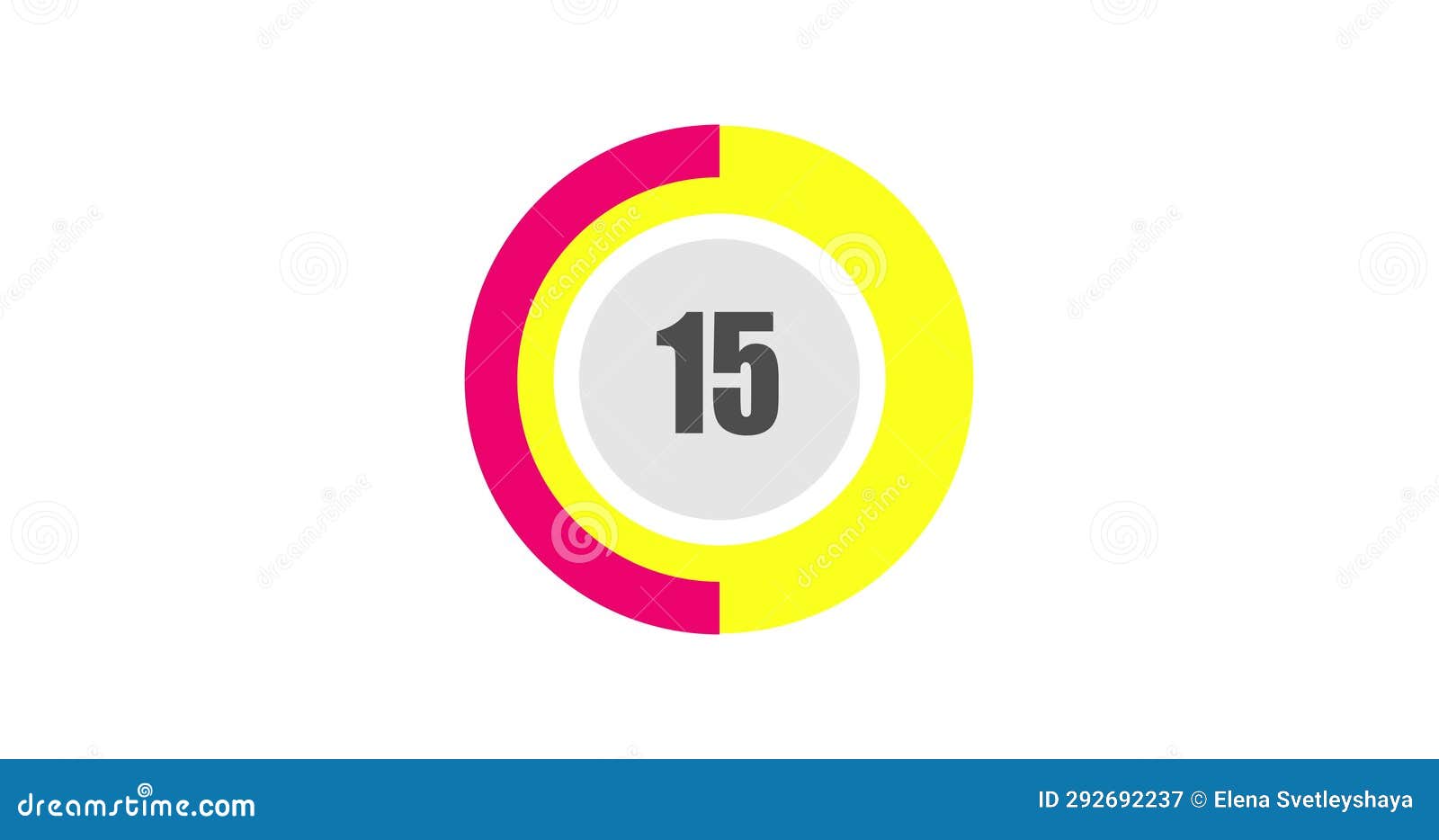 Countdown Timer from 30 To 0 Seconds Realtime. Modern Flat Design of ...