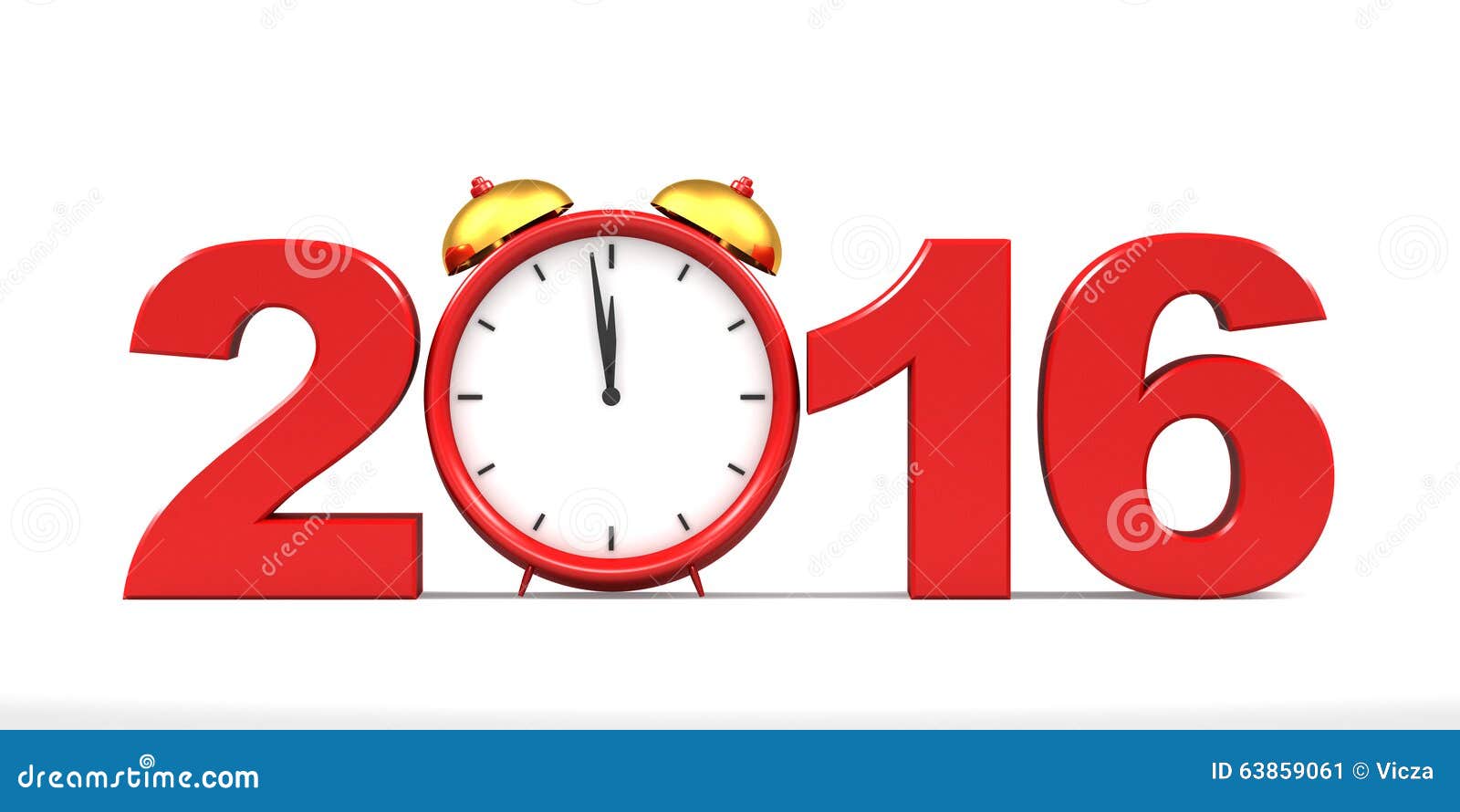 Countdown to 2016 clock stock illustration. Illustration of clock ...