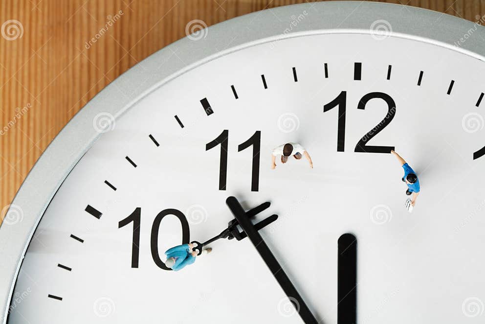 Countdown To Midnight and New Year Stock Photo - Image of time, face ...