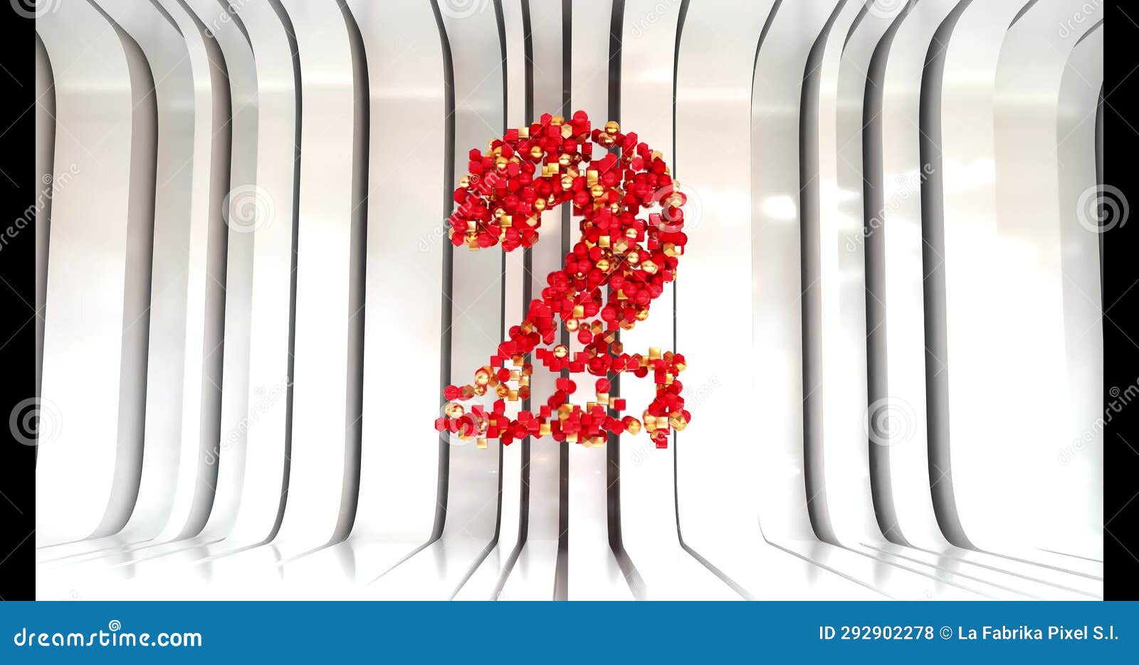 Red Particles Countdown in a Modern Background Stock Footage - Video of ...