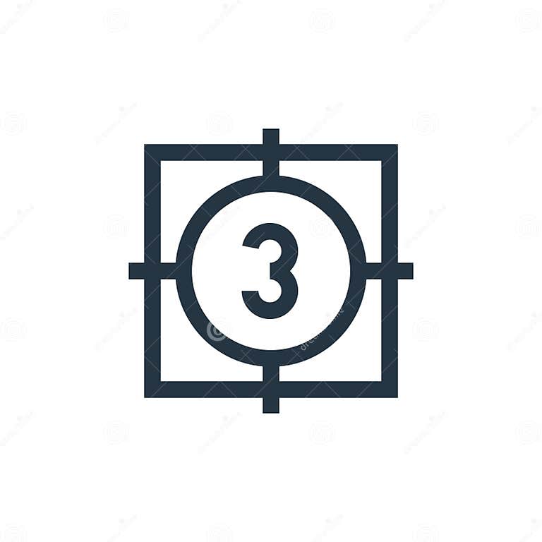 Countdown Vector Icon. Countdown Editable Stroke. Countdown Linear ...