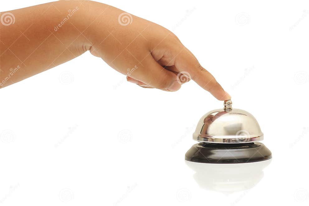 Counter bell stock image. Image of blank, isolated, late - 14933969