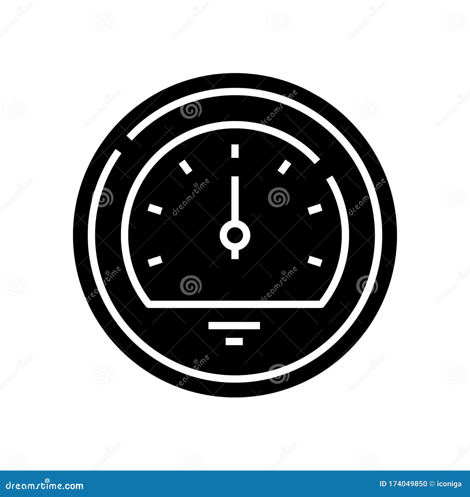 Counter Black Icon, Concept Illustration, Vector Flat Symbol, Glyph ...