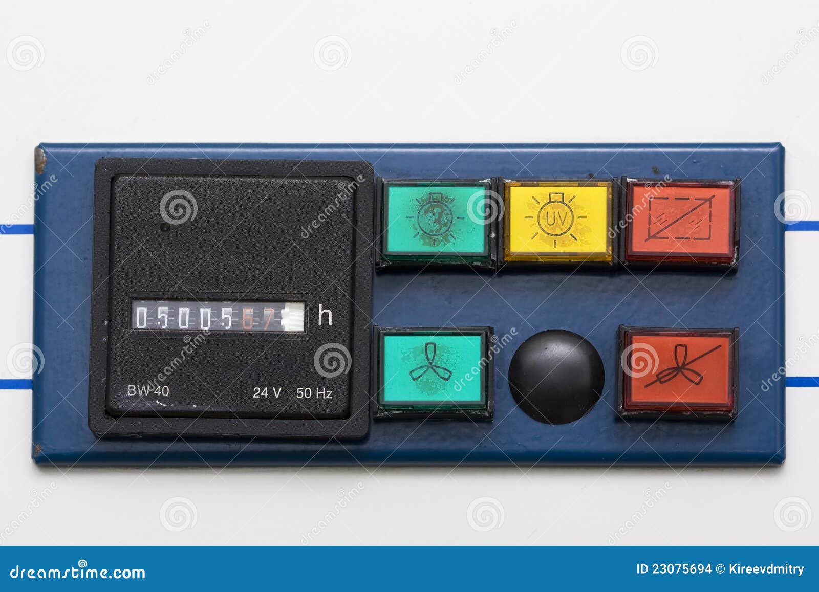 Counter And Buttons Of Old Safety Cabinet Stock Photo | CartoonDealer ...