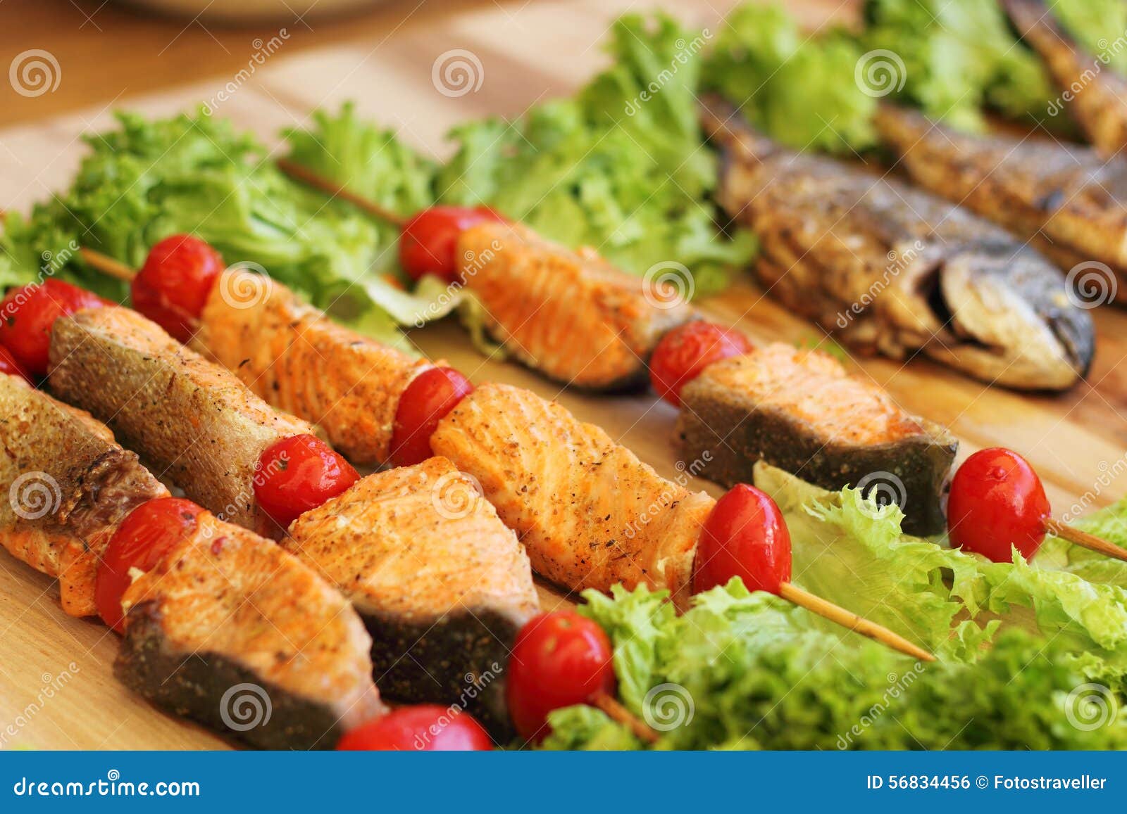 Counter with fish stock photo. Image of fish, delicacy - 56834456