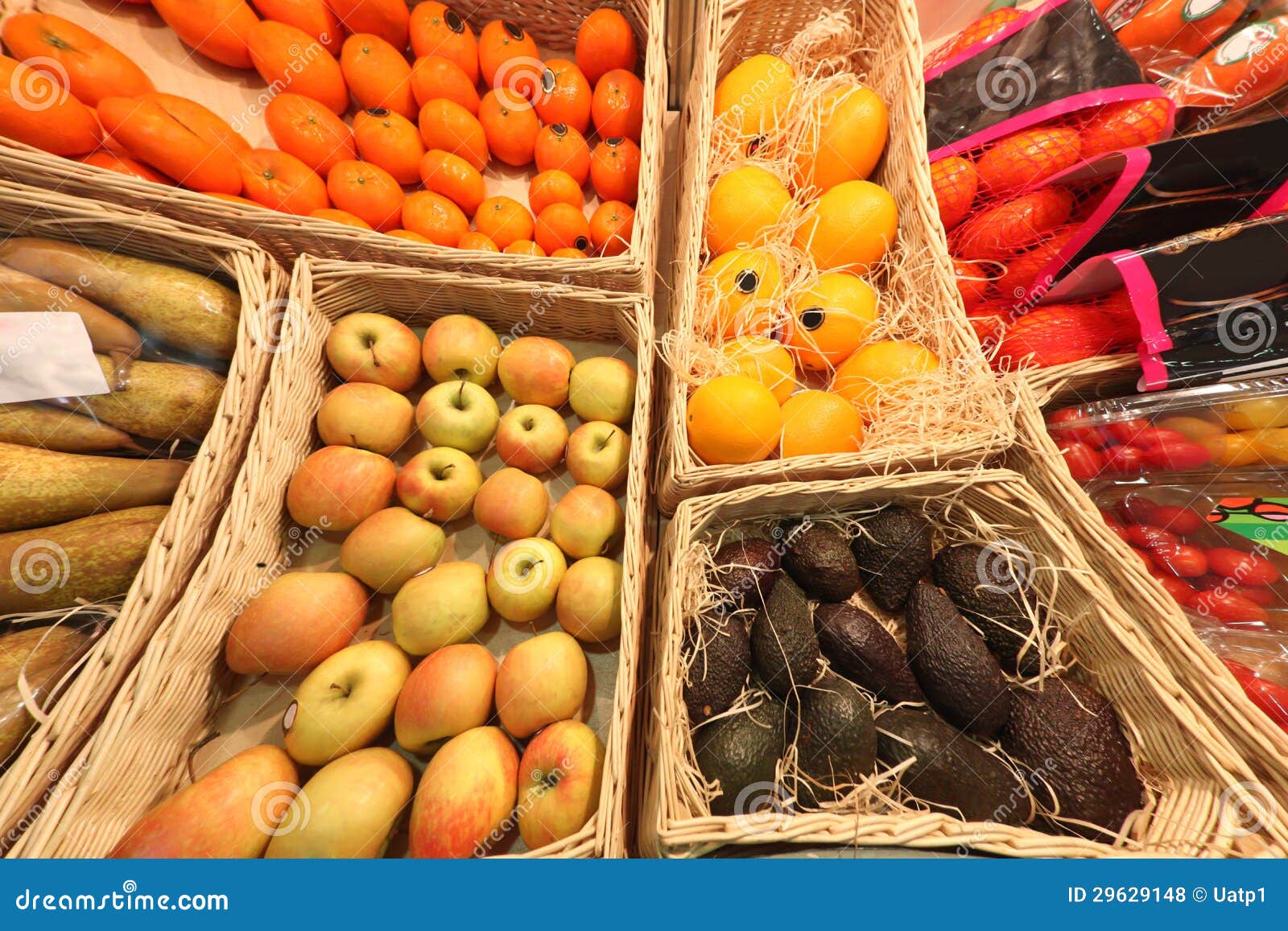Counter with fruits stock photo. Image of gastronomic - 29629148