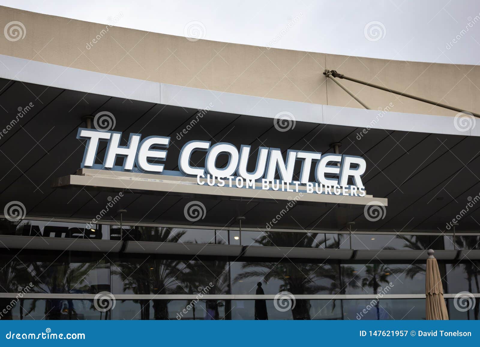 The Counter Restaurant Sign Editorial Photography - Image of entree ...