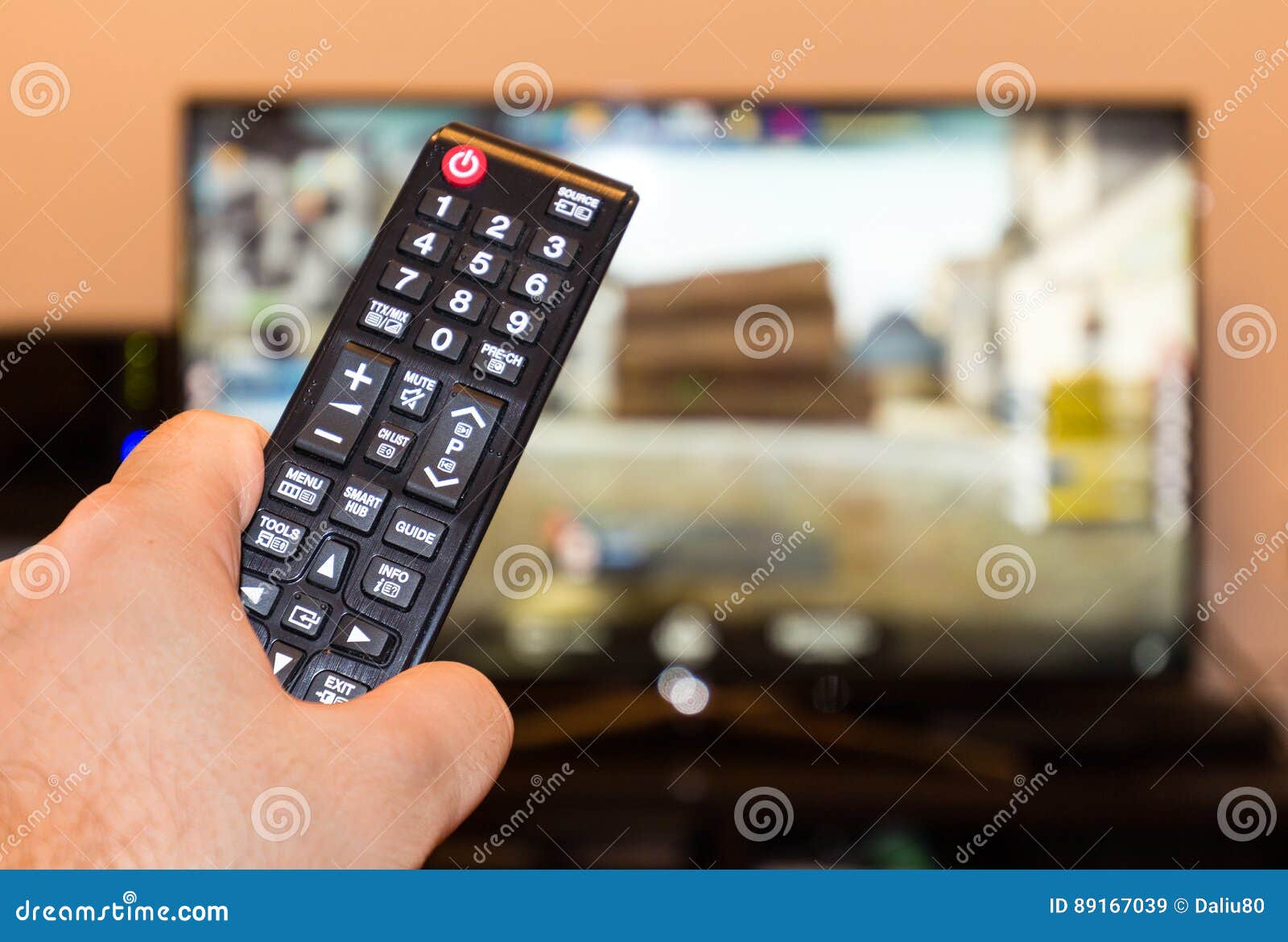 Counter-strike Professional Game on Tv and Remote Control Stock Image ...