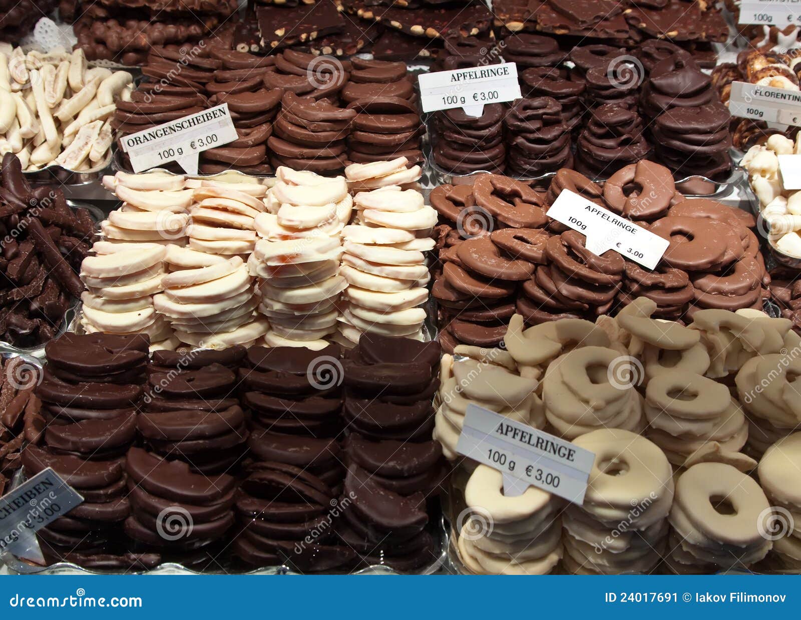 Counter of sweets stock image. Image of cookies, gourmet - 24017691