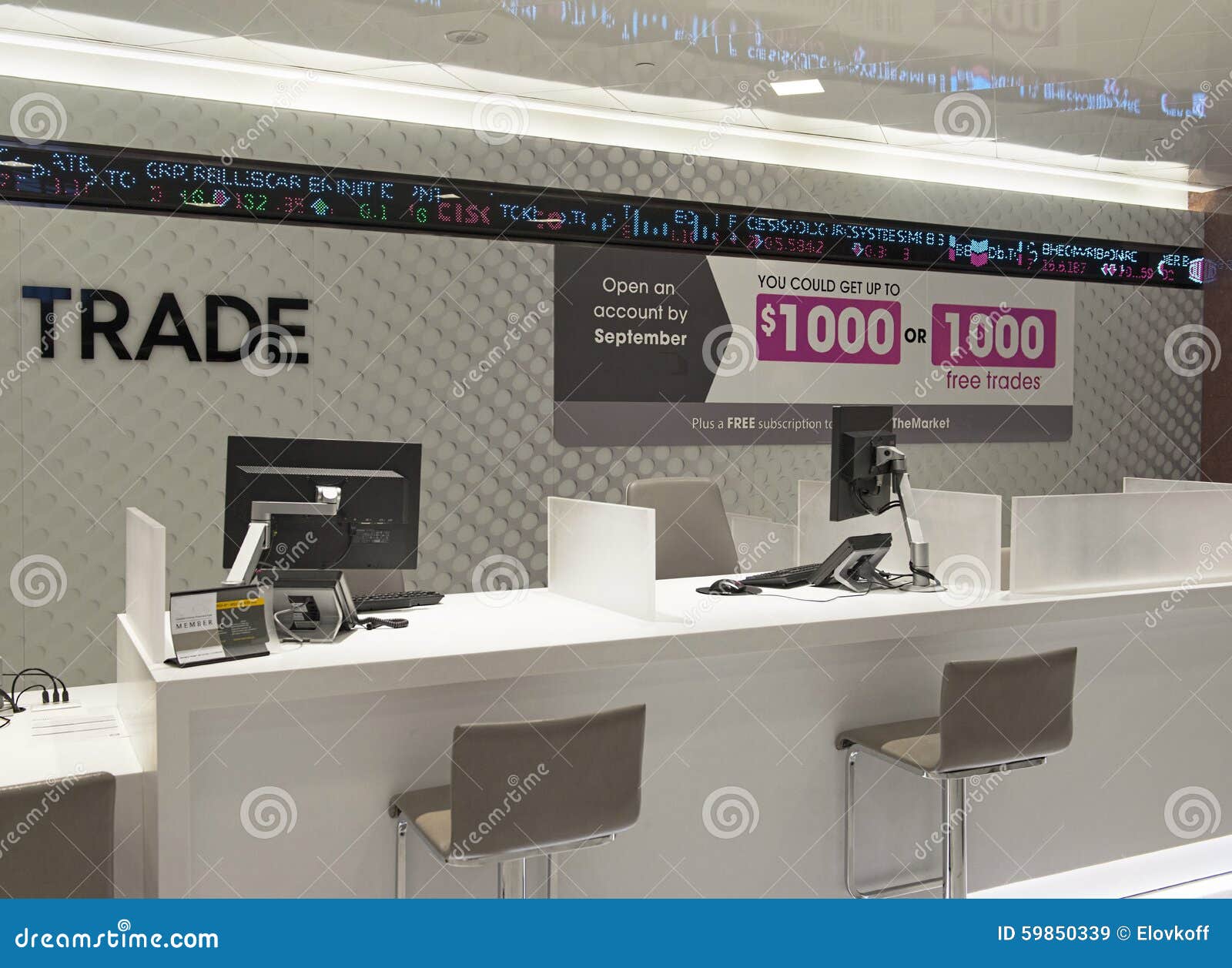 Counter of a Trading Company Stock Image - Image of furniture, checkout ...