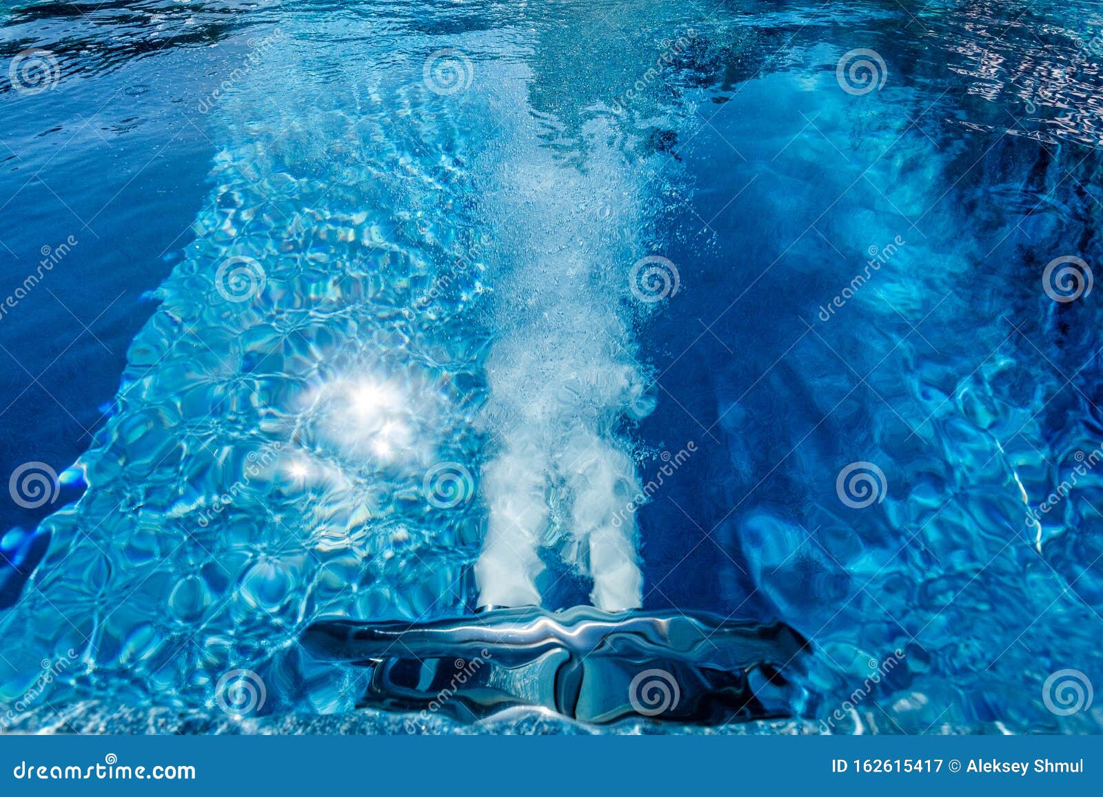 Countercurrent for the Pool. Water Attraction. Artificial Flow. Pump ...