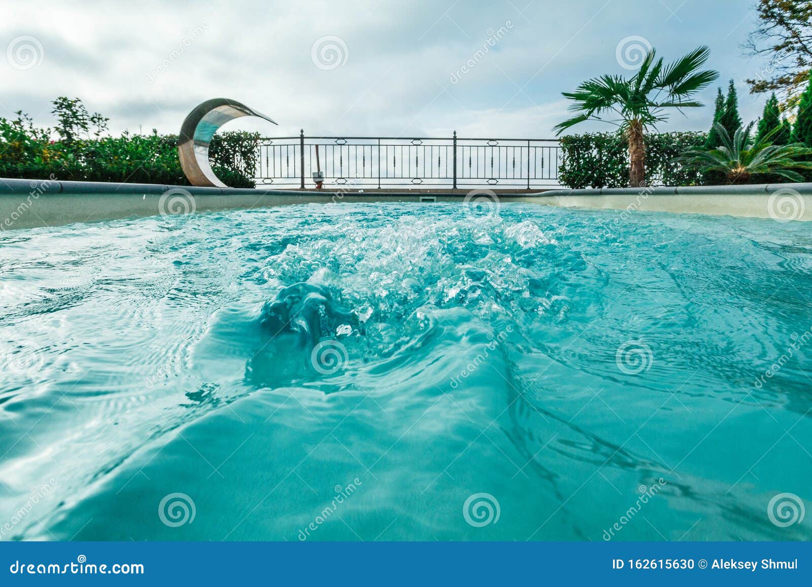 Countercurrent for the Pool. Water Attraction. Artificial Flow. Pump ...