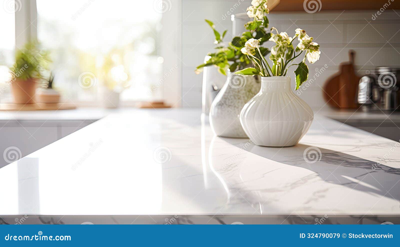 Countertop light marble stock illustration. Illustration of reflection ...