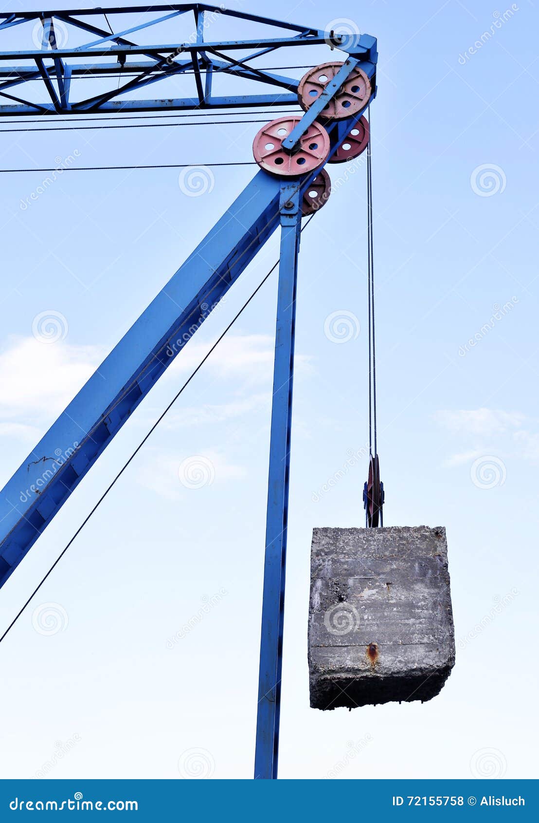 Counterweight on the Cable Car Stock Photo - Image of mechanism ...