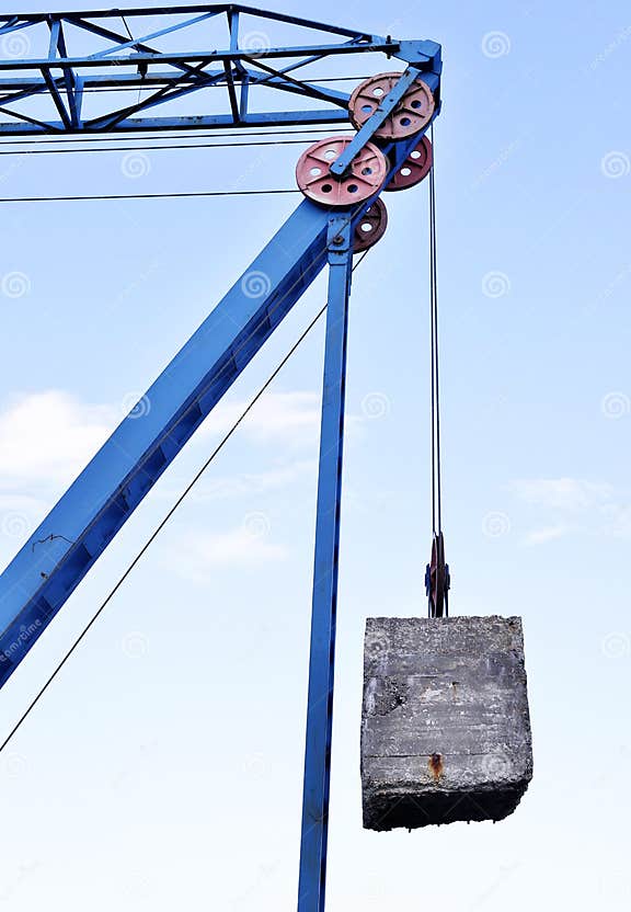 Counterweight on the Cable Car Stock Photo - Image of mechanism ...