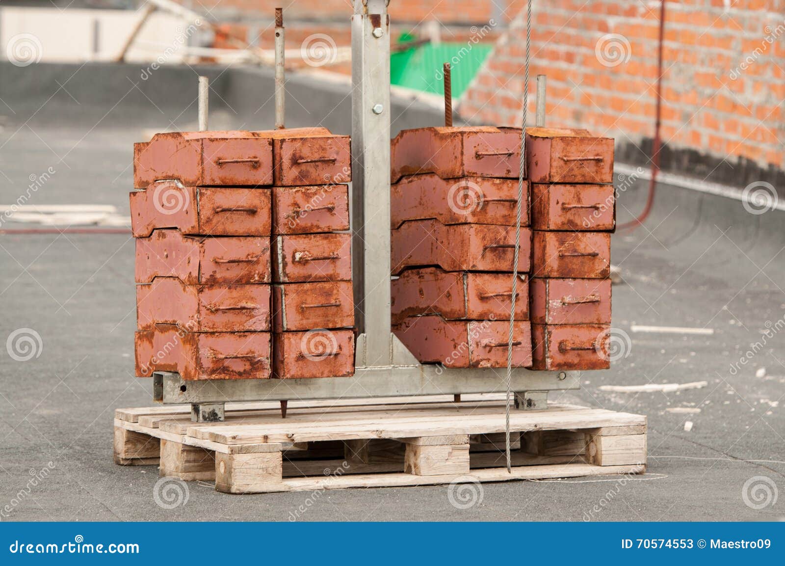 Counterweight stock image. Image of beam, metal, lifting - 70574553