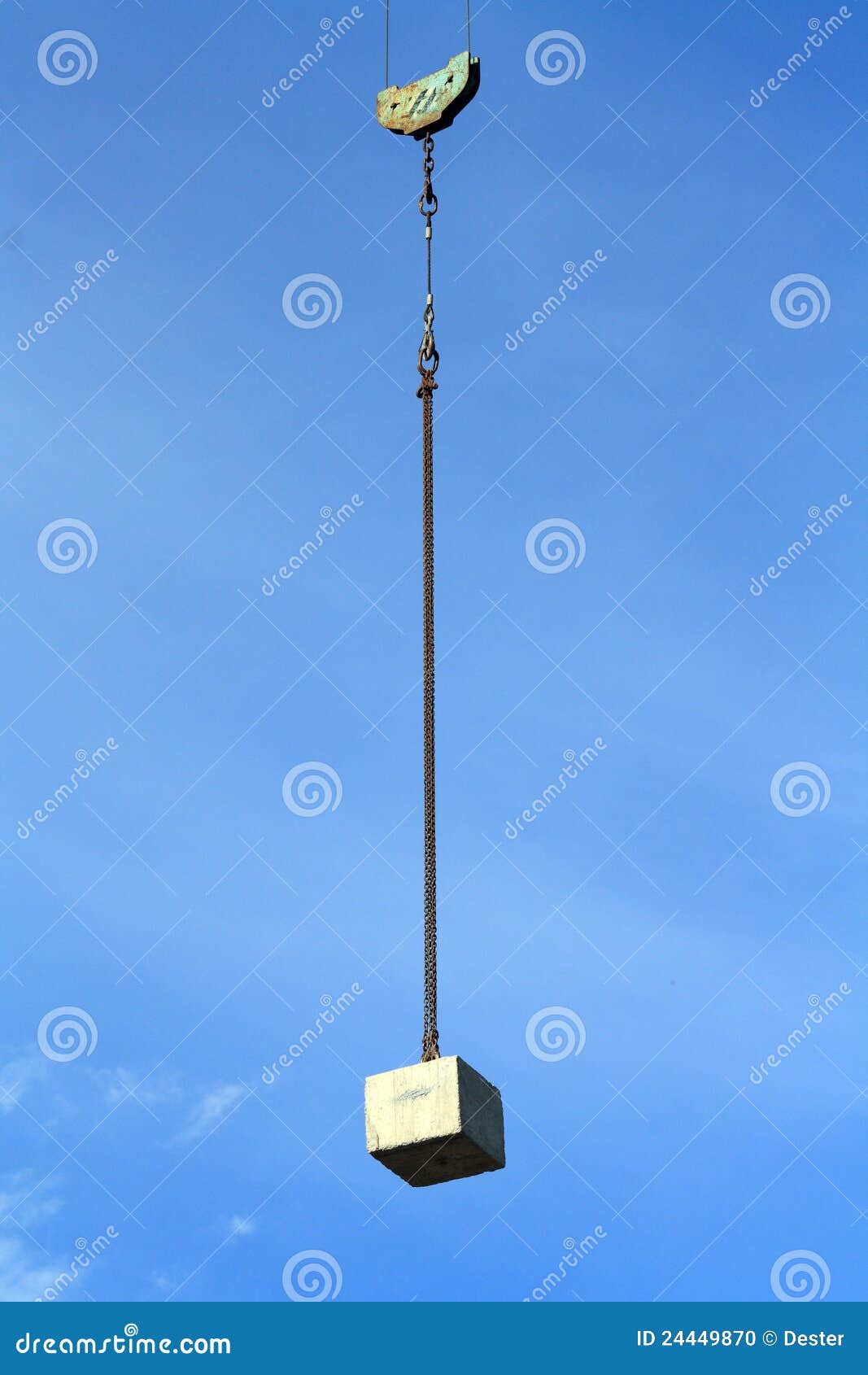 Counterweight Suspended in the Air Stock Photo - Image of hanger, climb ...