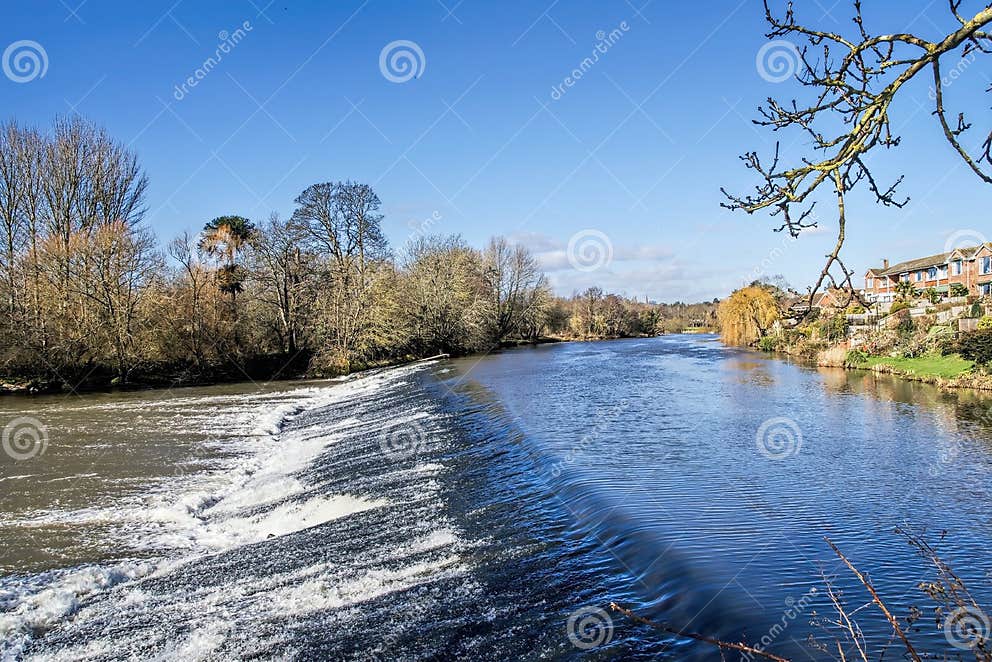 Countess Weir - Exeter stock image. Image of devon, river - 50624669