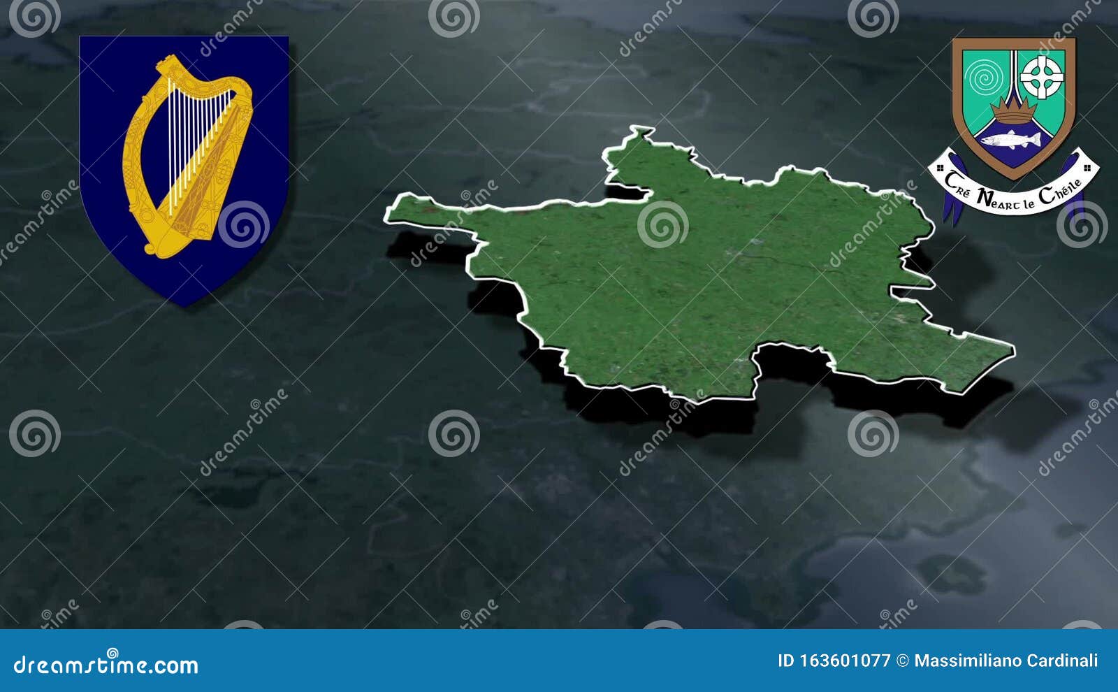 Meath - Physical Map of the Globe Animation Map Stock Video - Video of ...