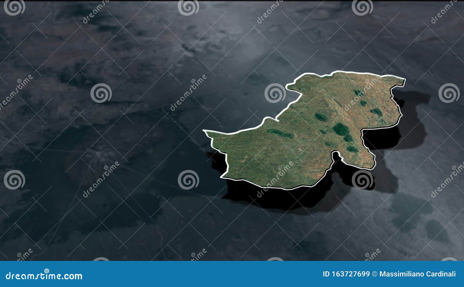 Tharaka-Nithi - Physical Map of the Globe Animation Map Stock Video ...