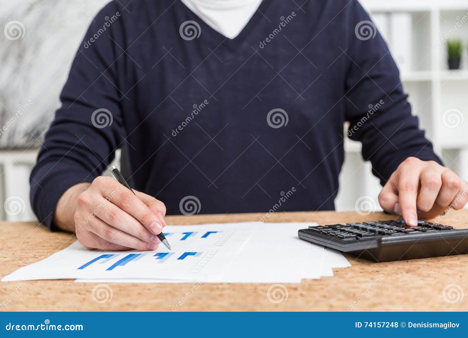 Counting accountant stock photo. Image of economics, document - 74157248