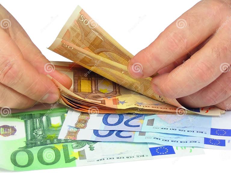 Counting cash stock image. Image of european, change, business - 468349
