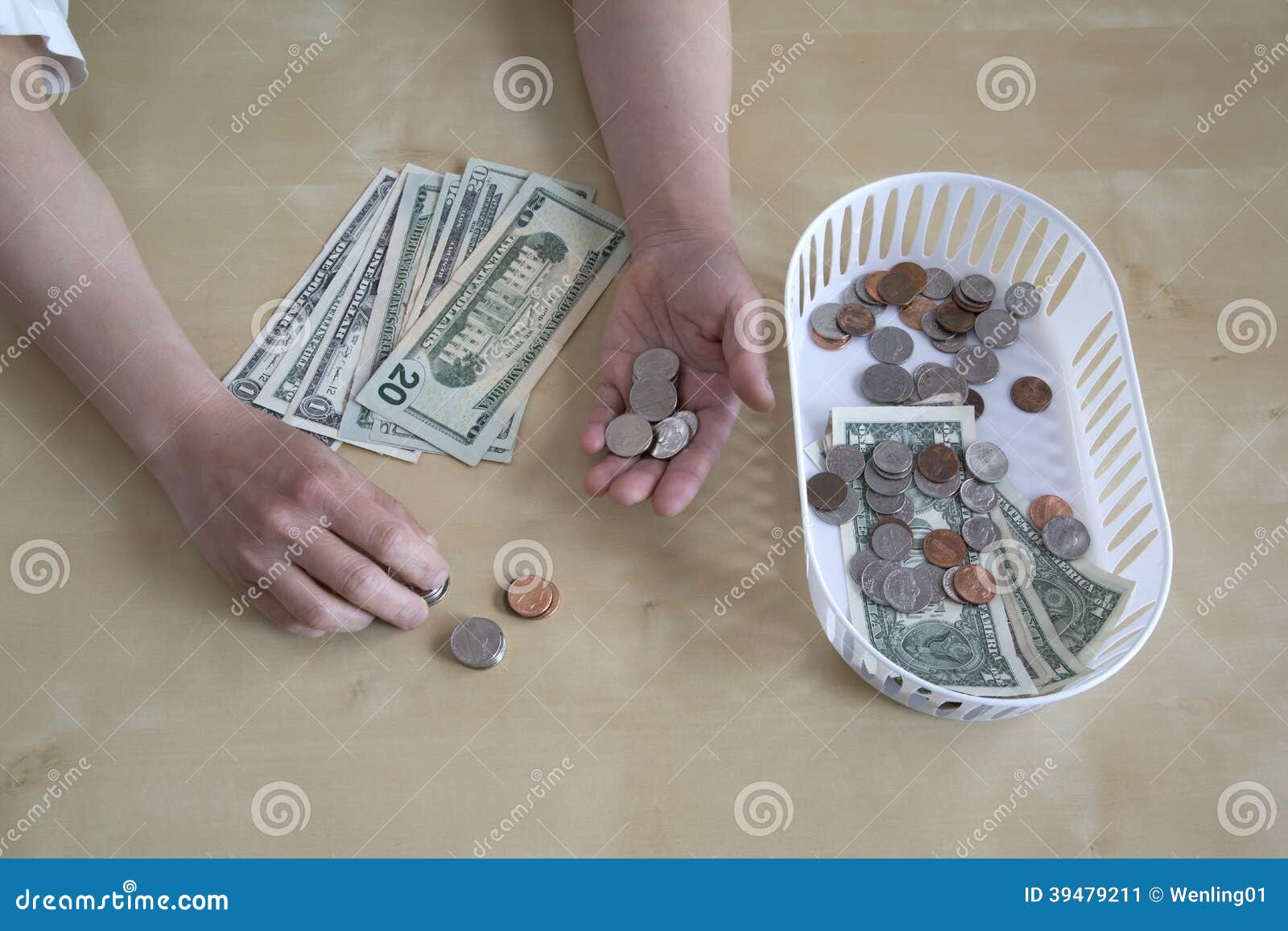 Counting cash stock image. Image of count, banking, reserves - 39479211