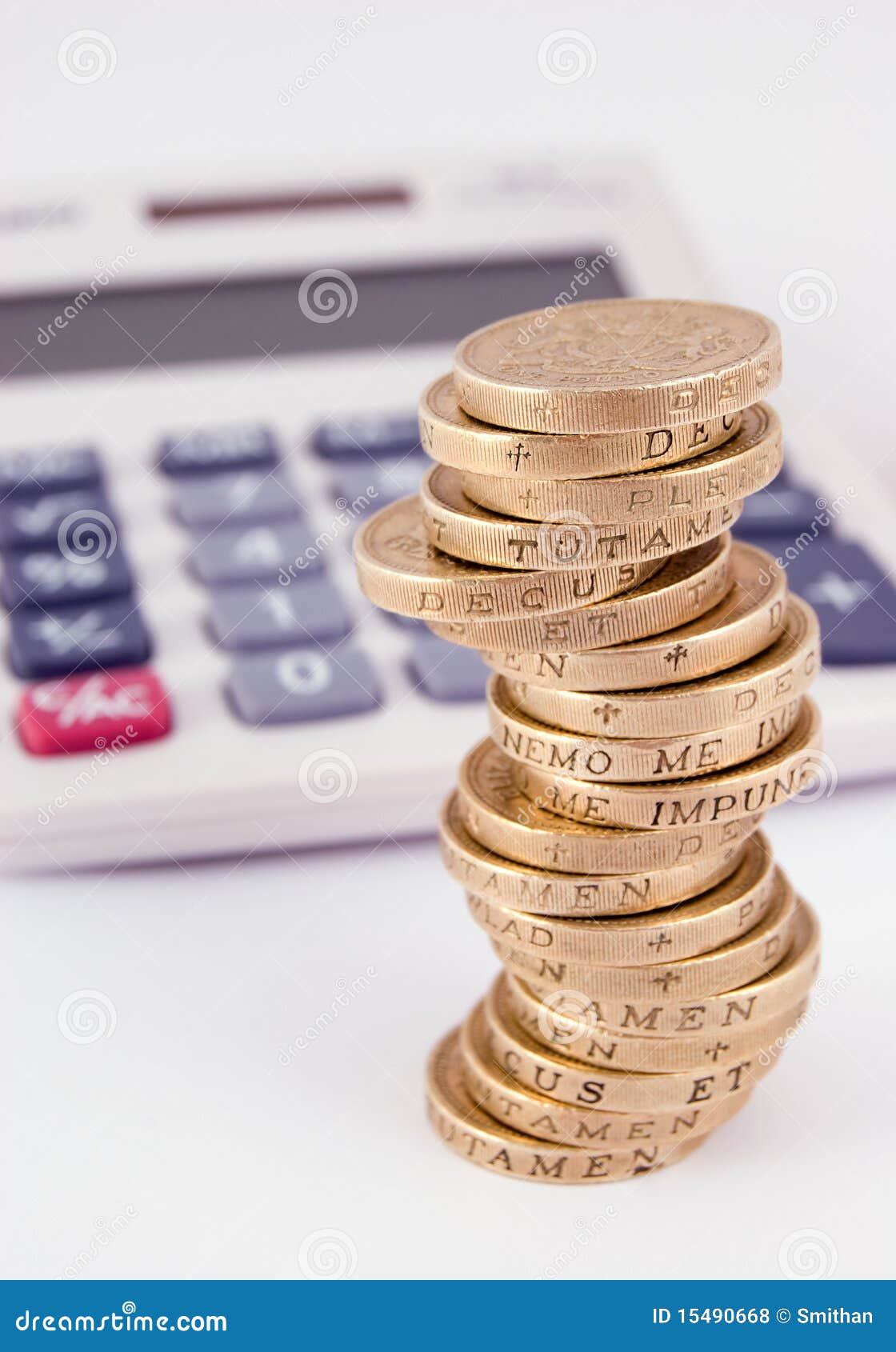 Counting the Cost stock photo. Image of british, coin - 15490668