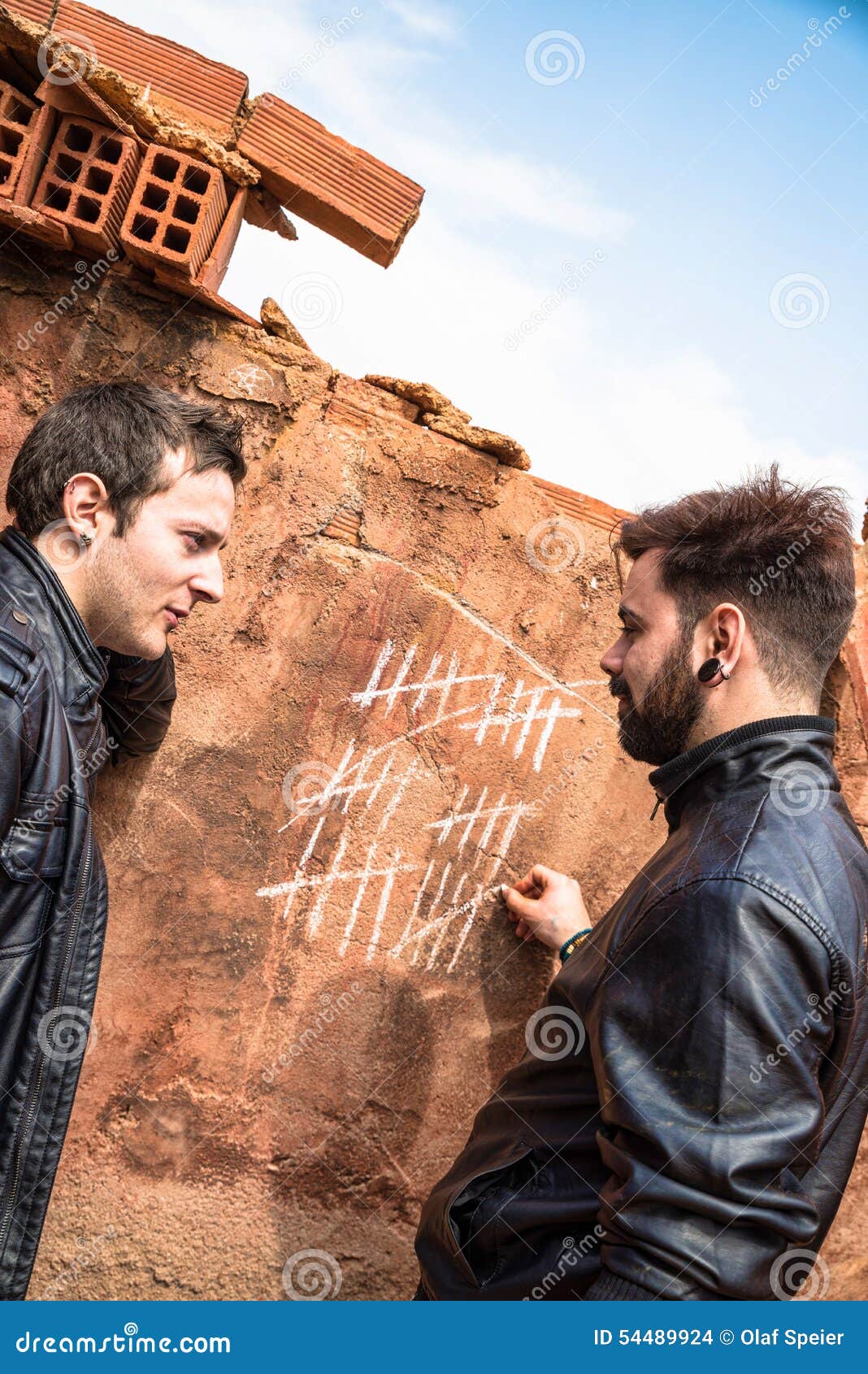 Counting days stock photo. Image of thoughtful, ruin - 54489924