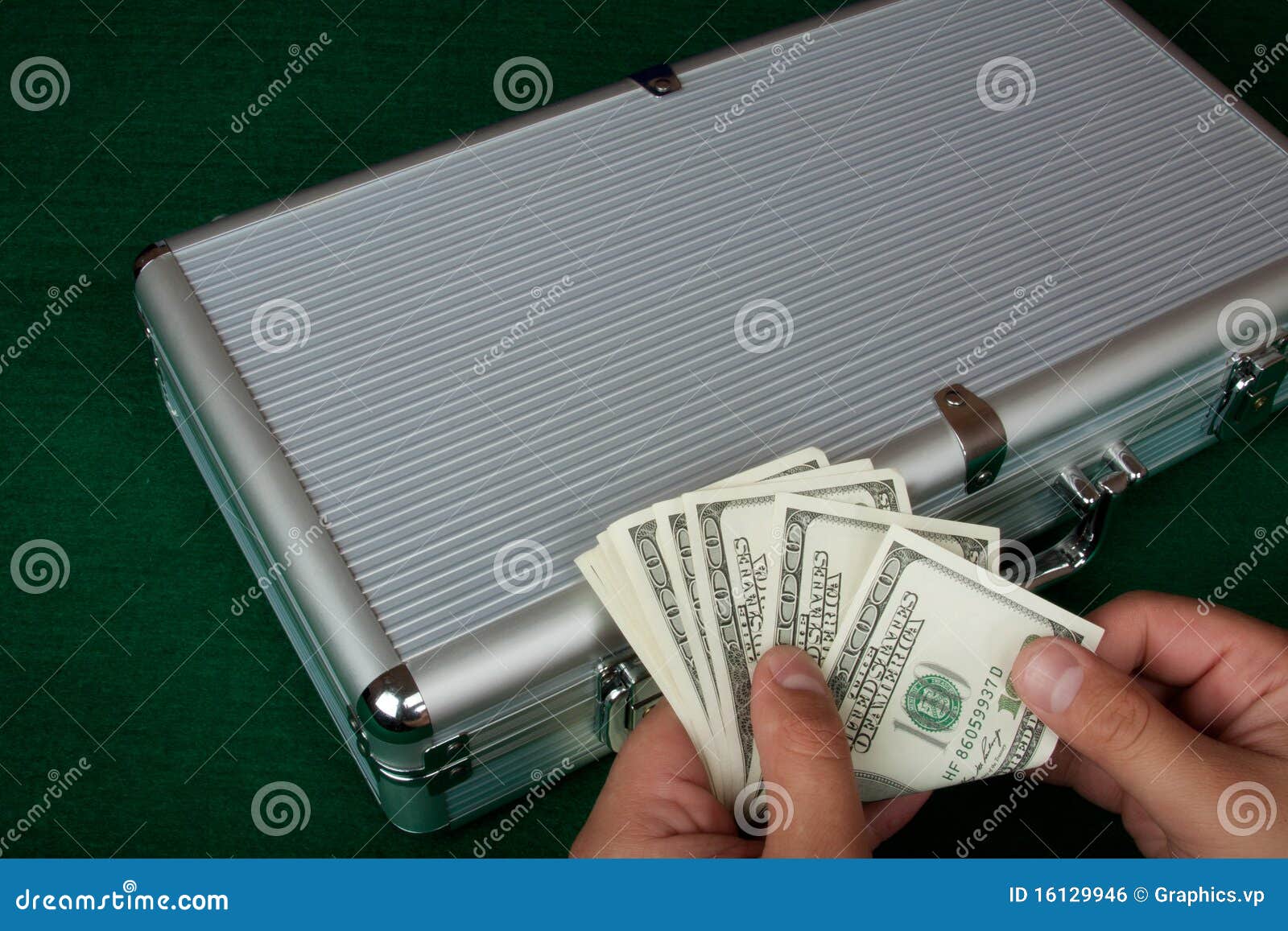 Counting dollars stock photo. Image of prize, human, holding - 16129946