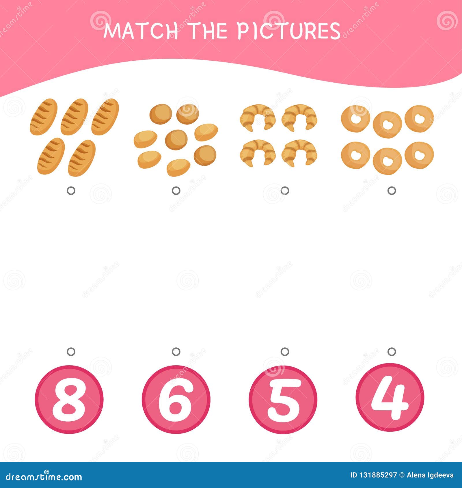 Kids educational game stock vector. Illustration of child - 131885297