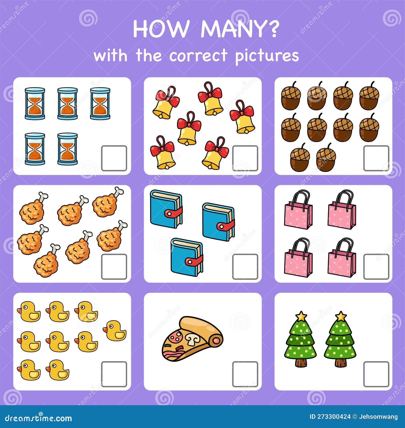 Counting Educational.How Many Objects Task Stock Vector - Illustration ...