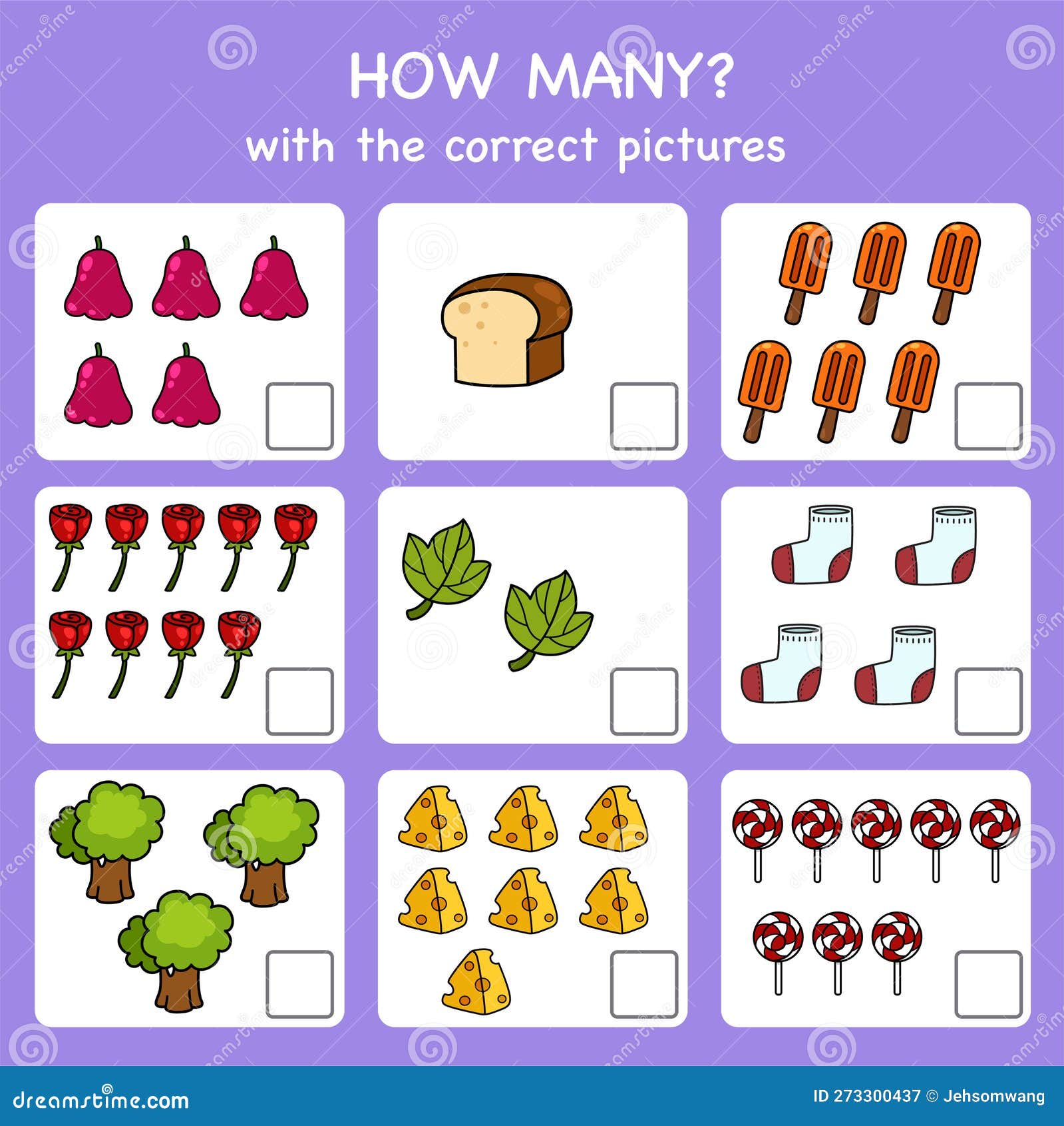 Counting Educational.How Many Objects Task Stock Vector - Illustration ...