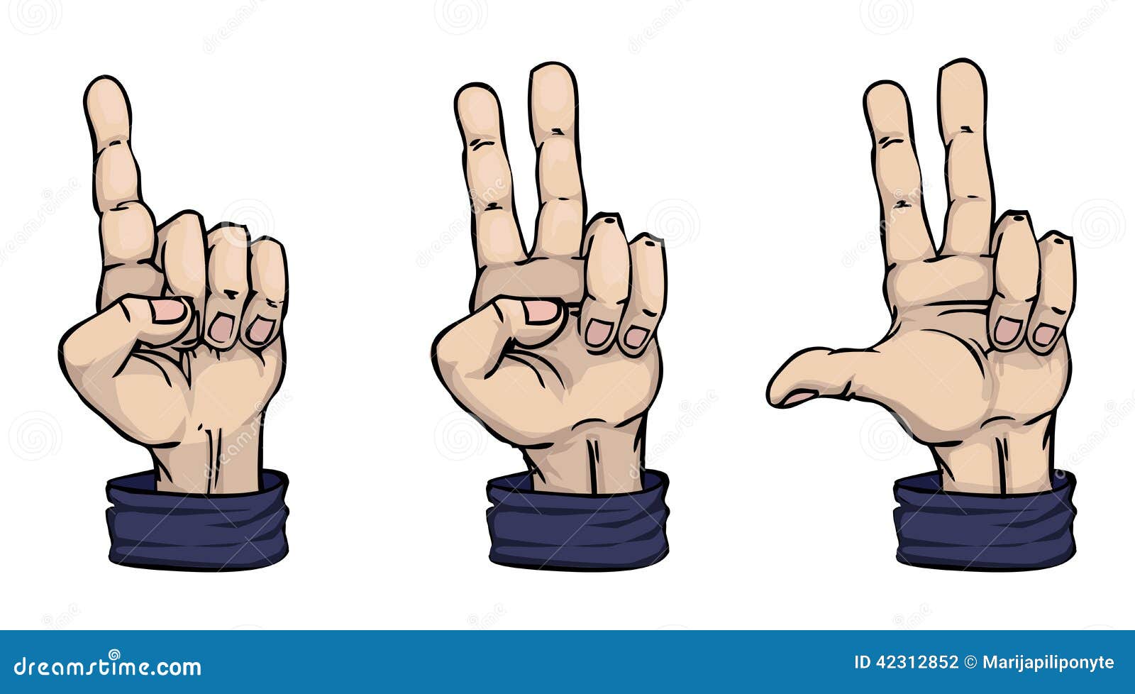 Tree Fingers Salute For Scout, Fighting For Their Rights, Hand Pointing ...