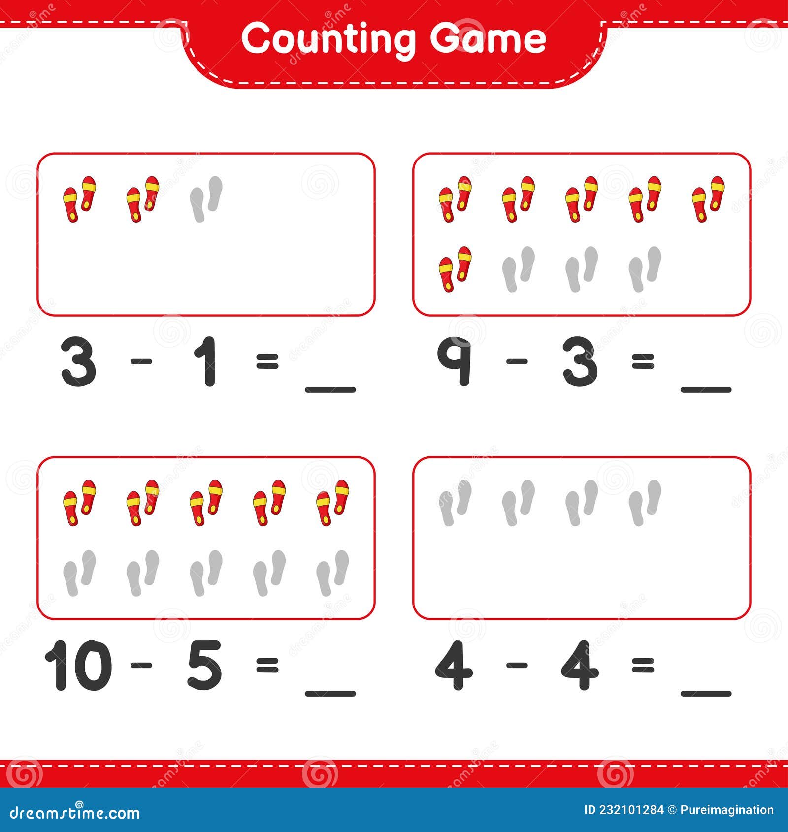 Counting Game, Count the Number of Flip Flop and Write the Result ...