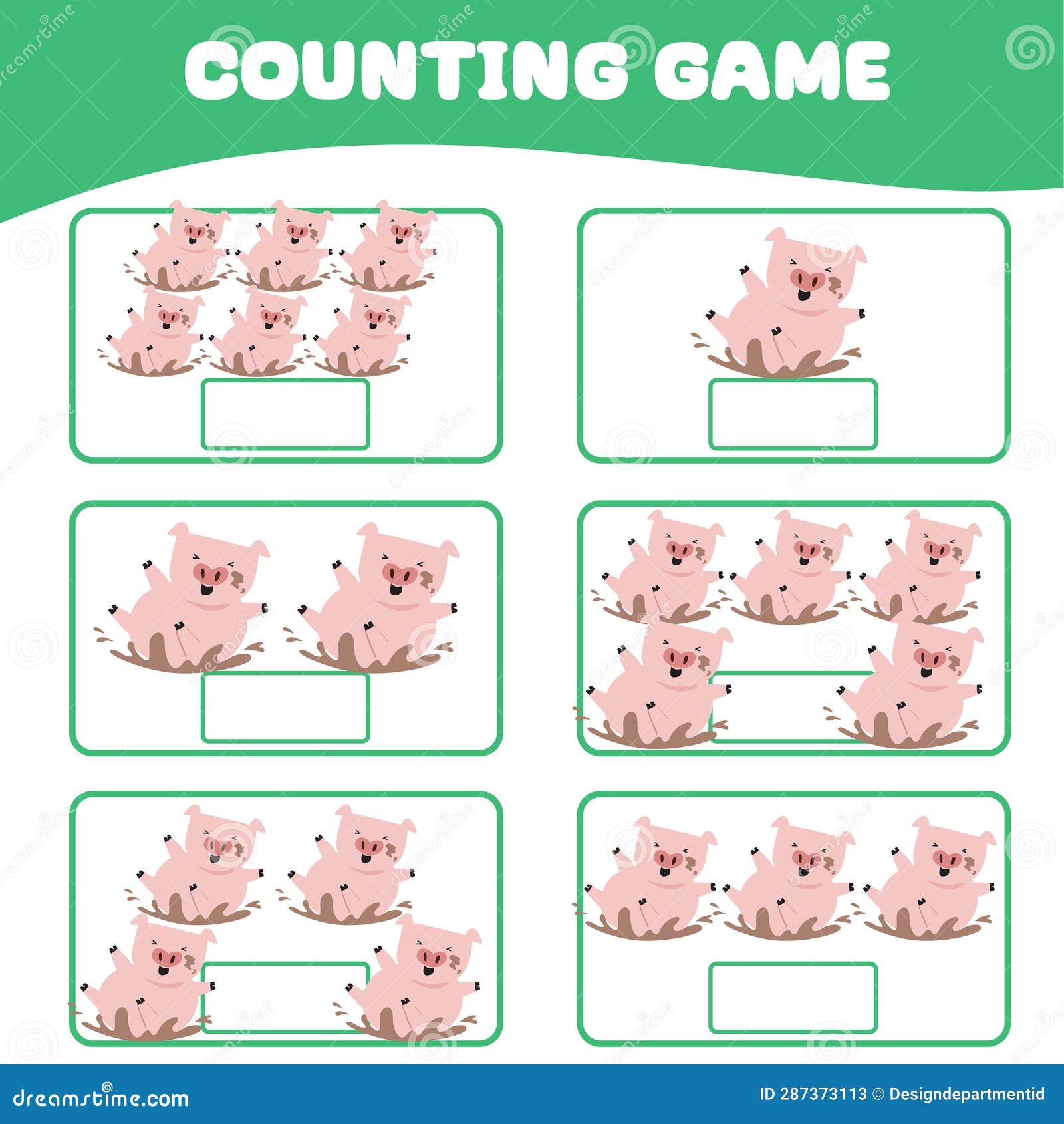 Mathematic Counting Tally Chart Cartoon Vector | CartoonDealer.com ...