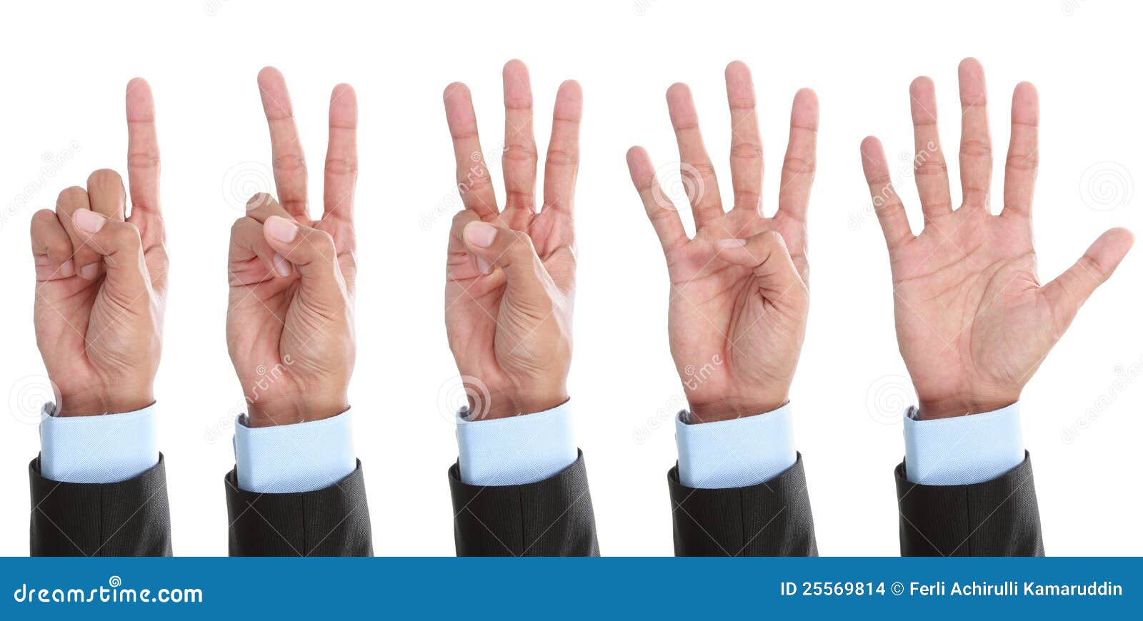 Counting Hand (or Pistol Sign) Stock Photo | CartoonDealer.com #53480886