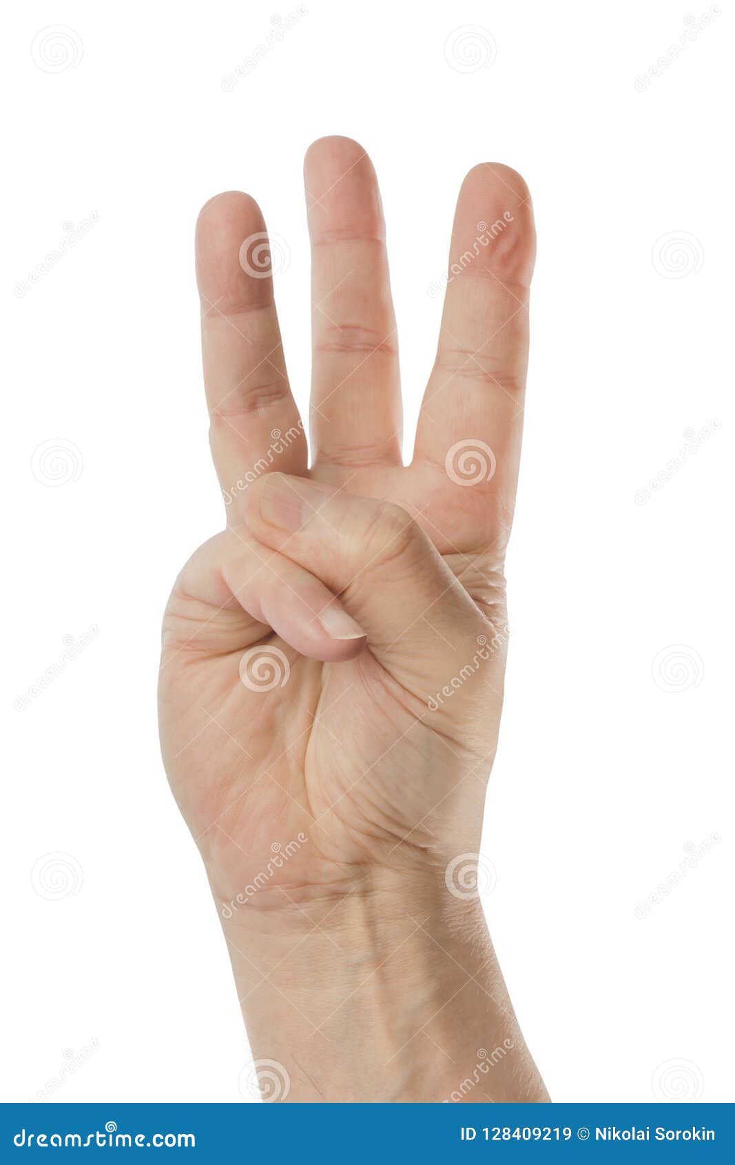 Counting Hand Sign Royalty-Free Stock Image | CartoonDealer.com #25553854