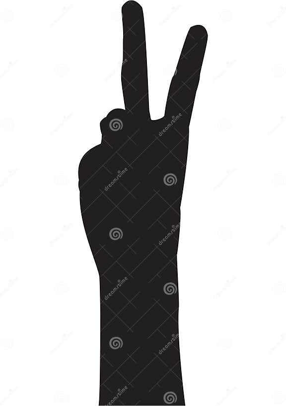Counting Hand - Two stock vector. Illustration of counting - 2627705