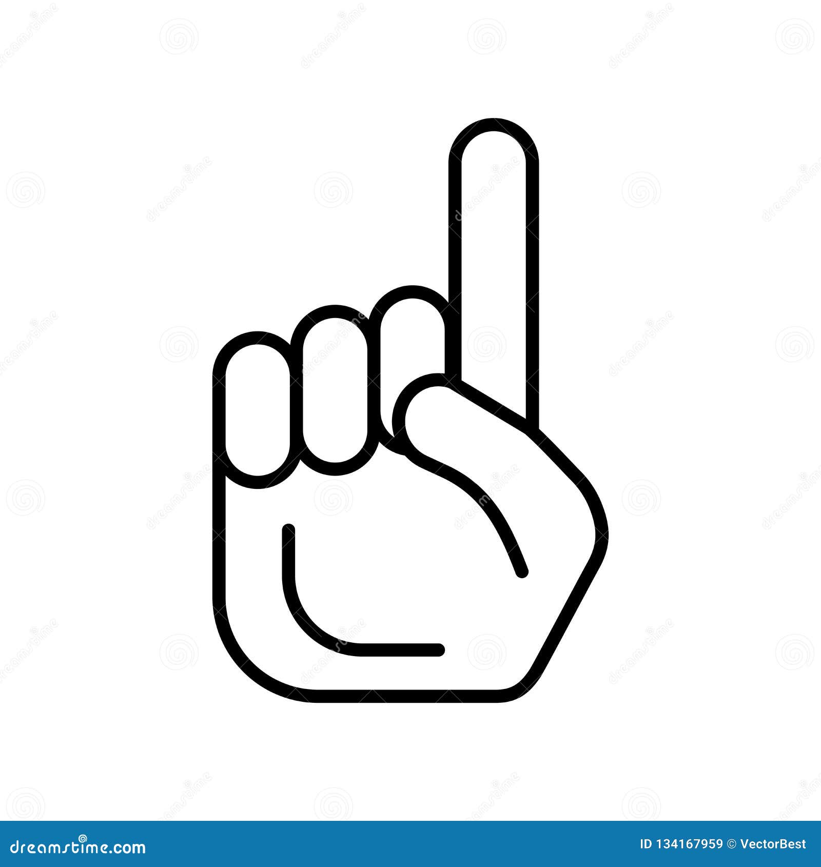Counting Icon Vector Isolated On White Background Counting Sign Thin