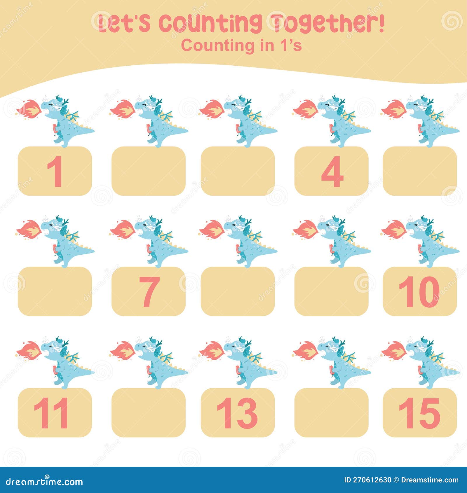 Counting by One S the Cute and Kawaii Baby Dragon Eating Spicy Chili ...