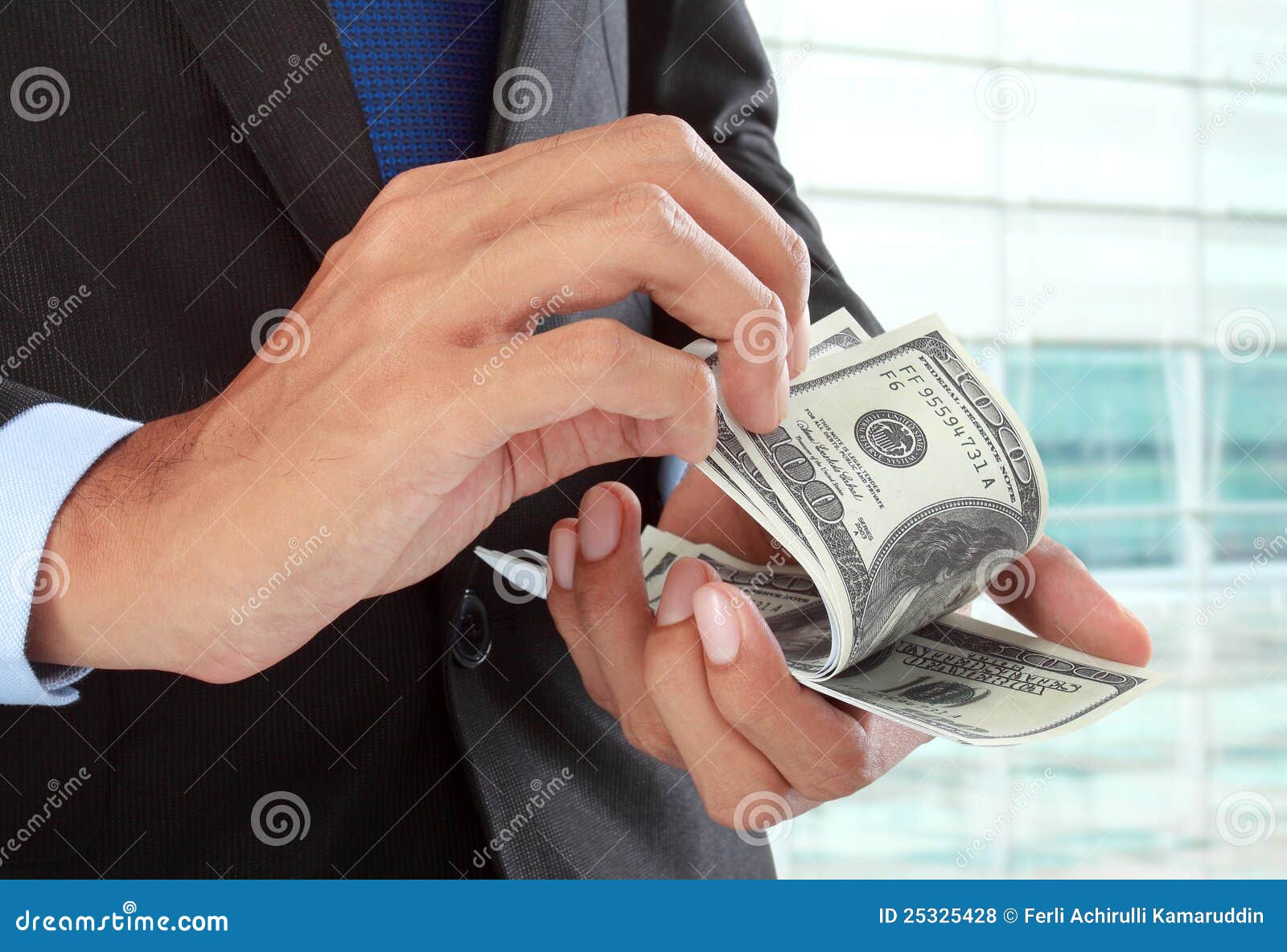Counting money stock photo. Image of exchange, commerce - 25325428