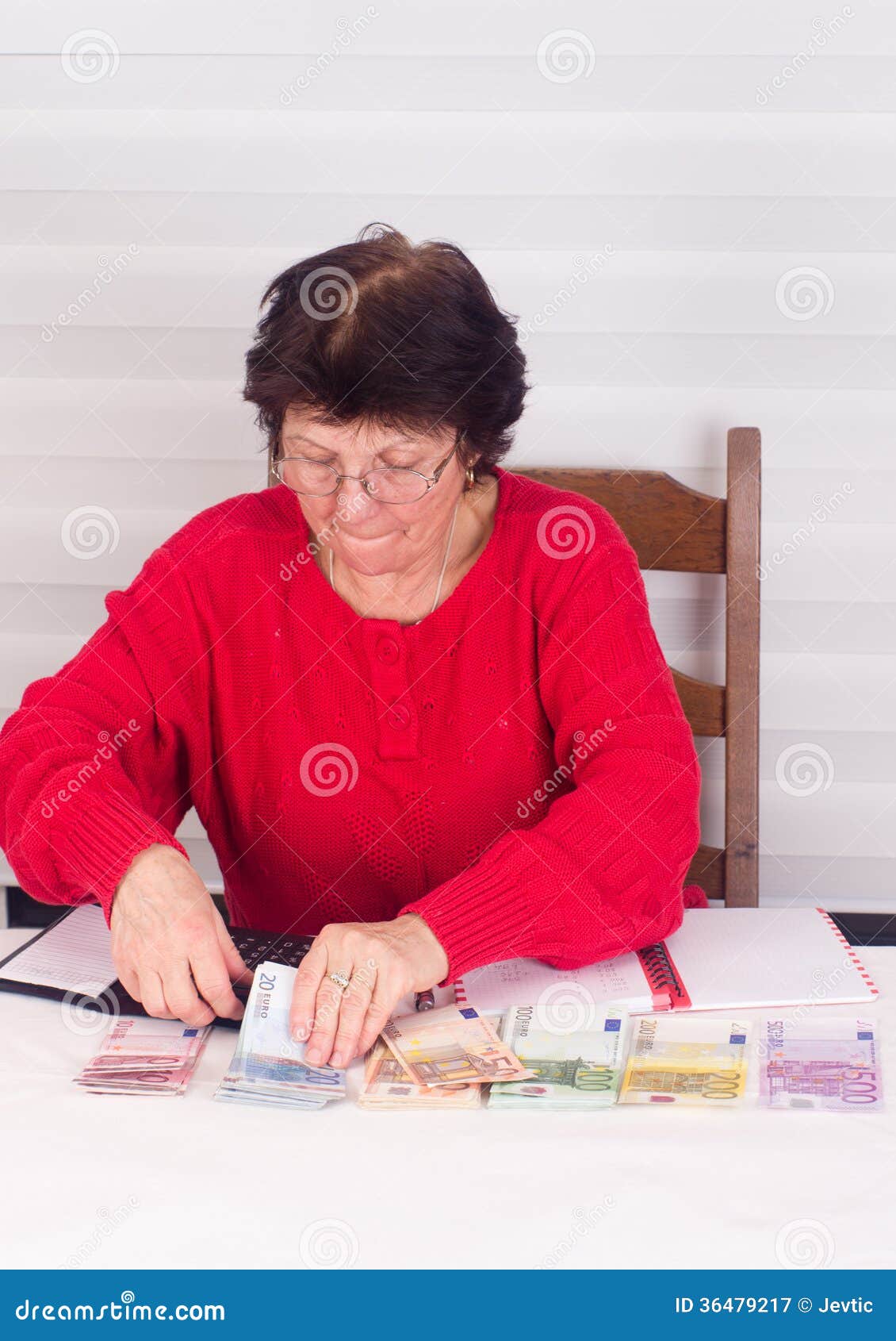 Counting money stock image. Image of count, female, business - 36479217
