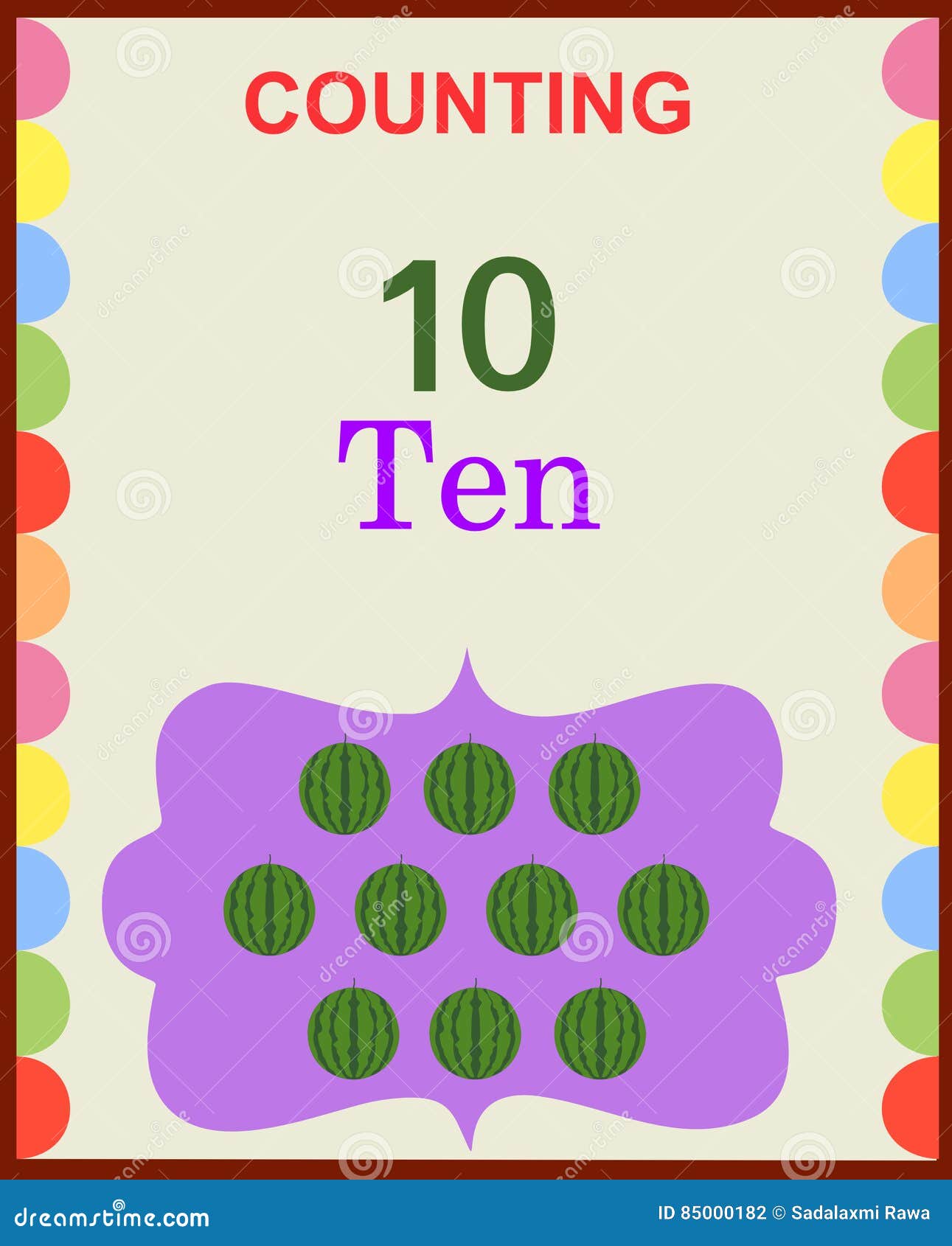 Count To 10 Clipart