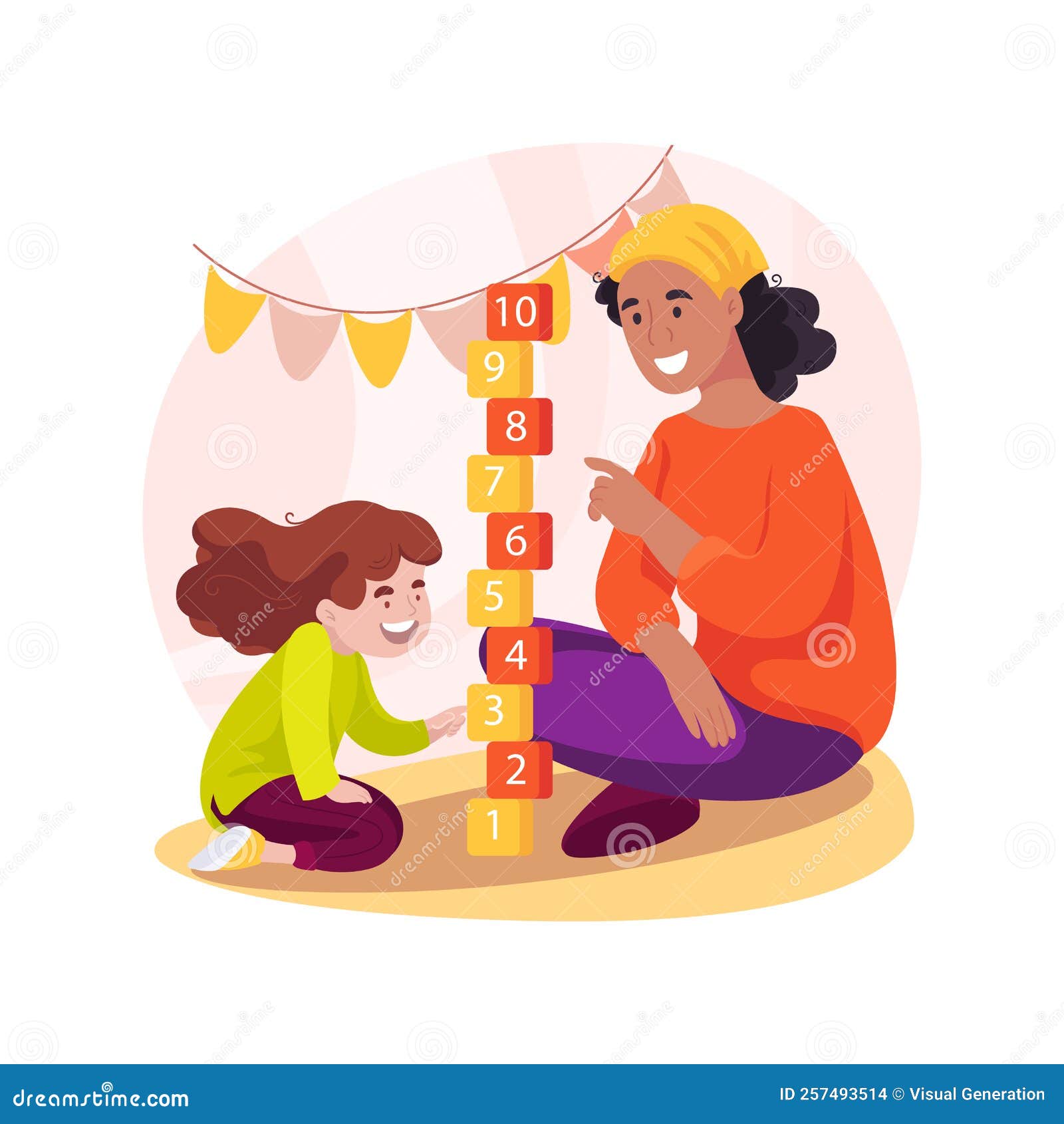 Counting Objects Isolated Cartoon Vector Illustration Cartoondealer