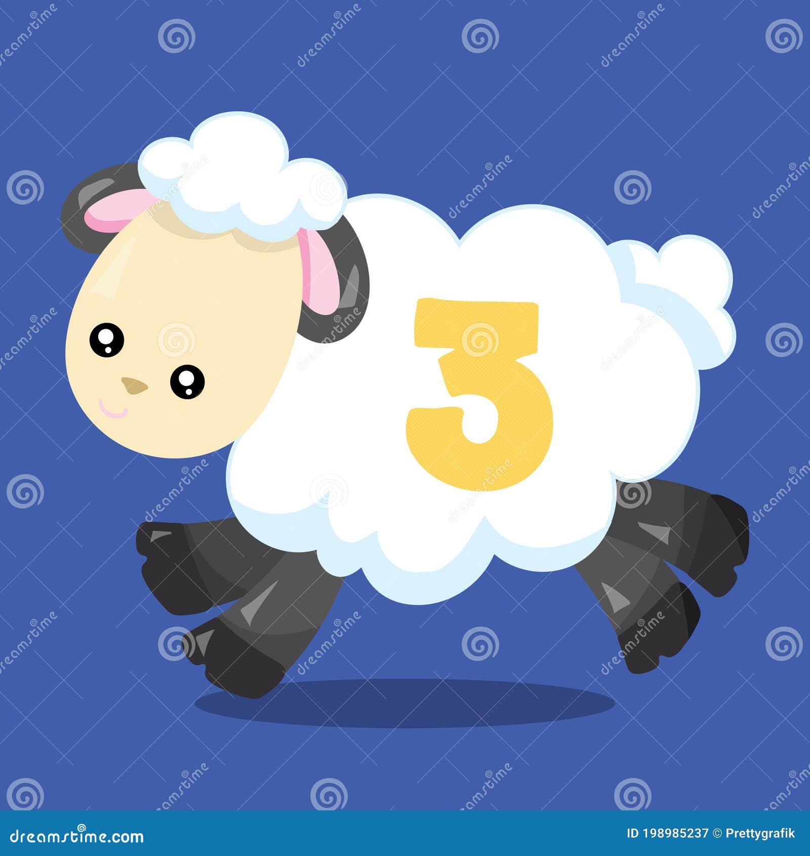 Counting Sheep Cartoon